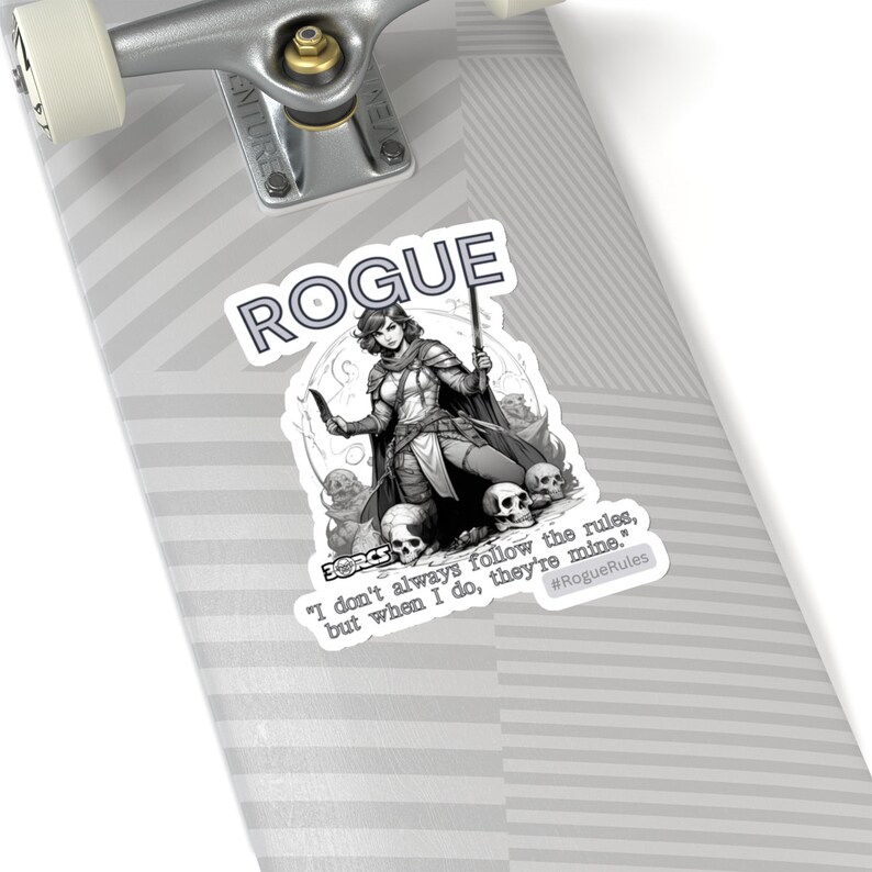 DND Dungeons & Dragons | Half-elf Rogue | No Rules | Vinyl Kiss-cut ...