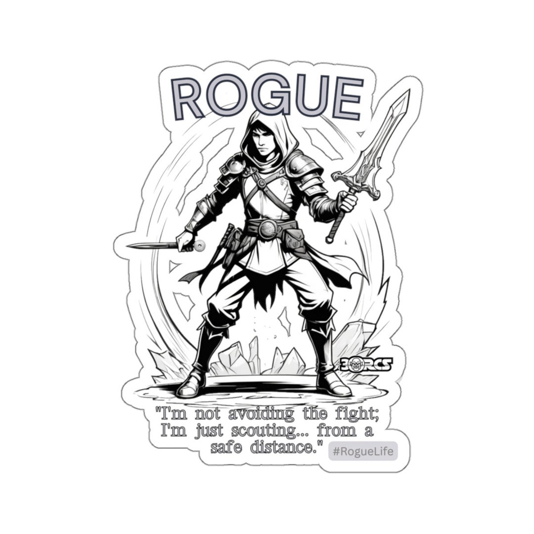 DND Dungeons & Dragons | Rogue | Stealth Scout | Vinyl Kiss-cut ...