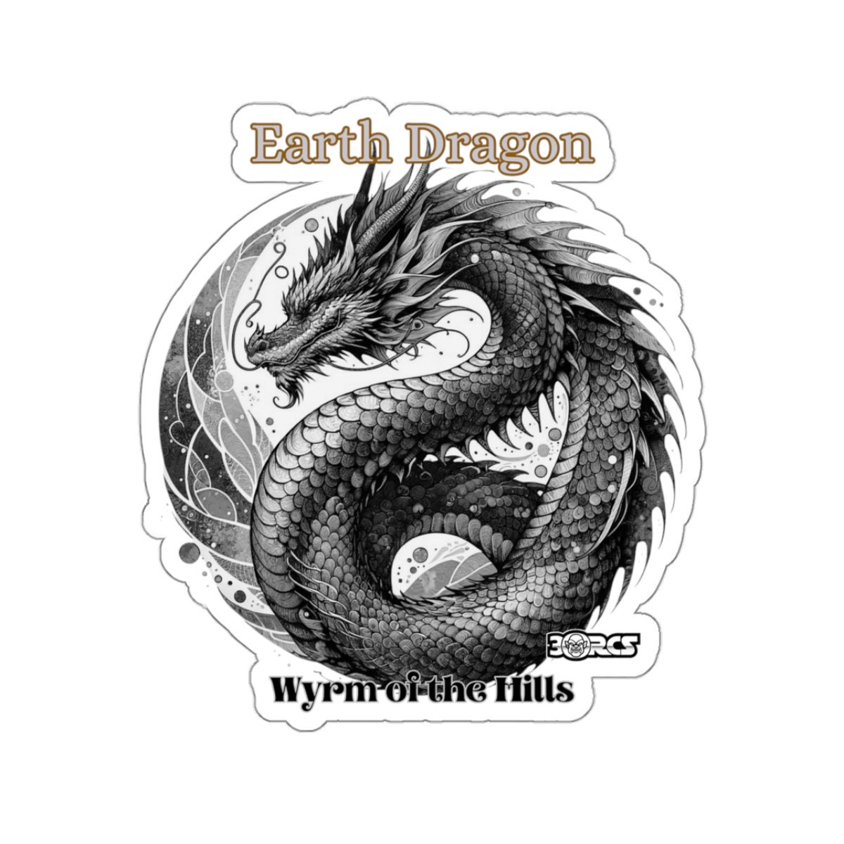 DND Dungeons & Dragons | Earth Dragon | Serpent Holysymbol | Vinyl Kiss ...