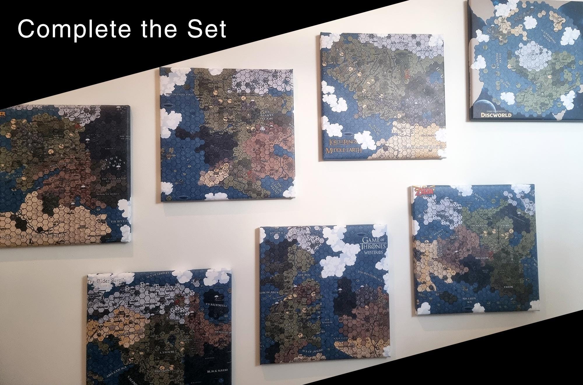 Famous Gaming World! 8 Bit Style World Map - Etsy