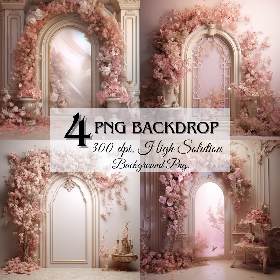4 Png Backdrop Photo Background Template Wedding Party - Etsy