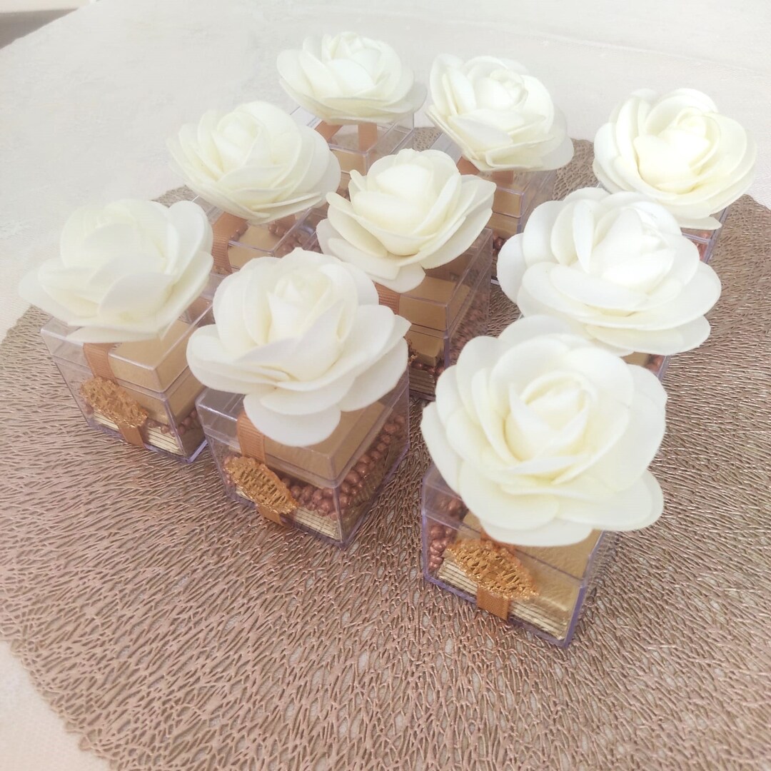 Wedding Chocolate Mixi Box Favor, Rose Design Wedding & Engagement ...