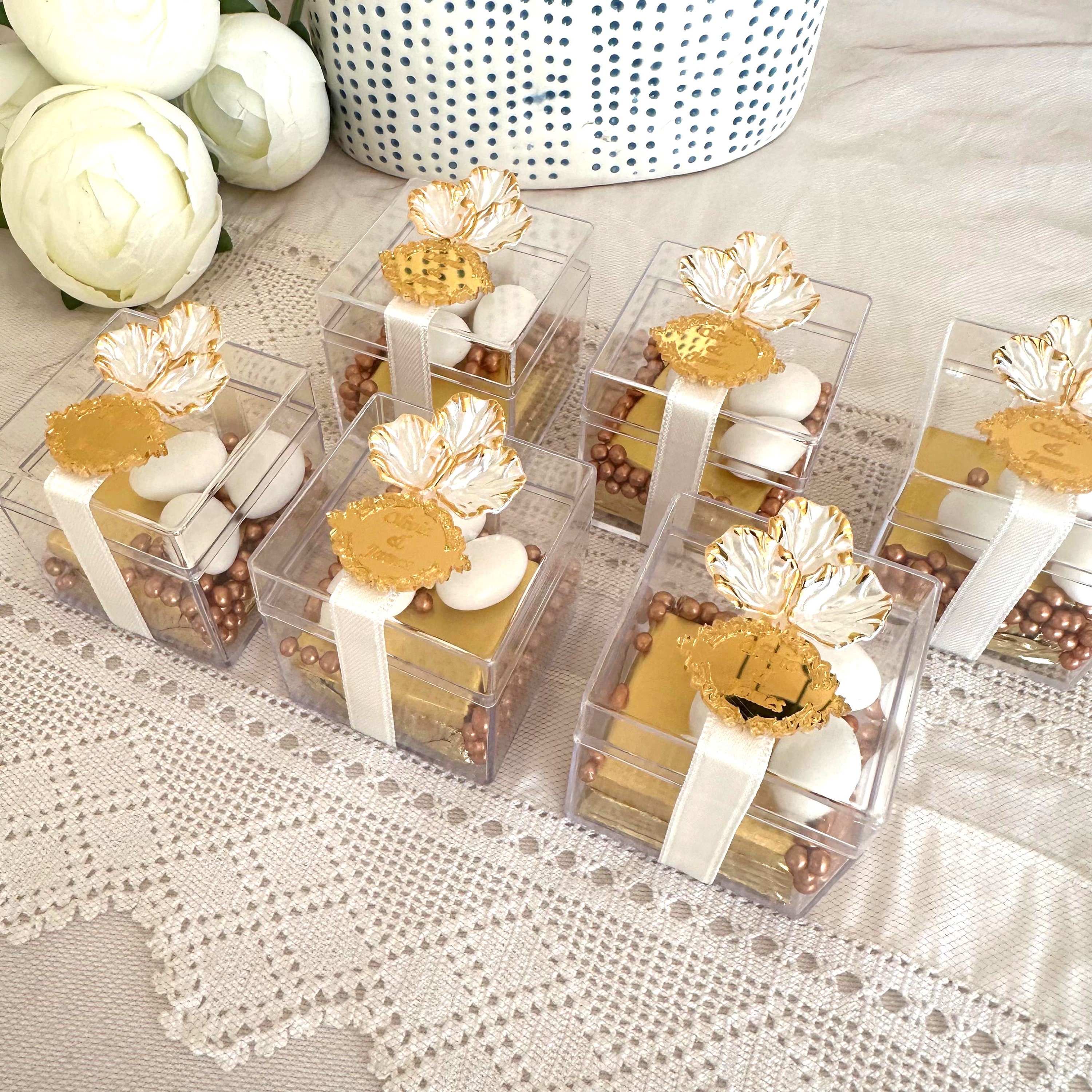 Wedding & Engagement Chocolate Box, Wedding Chocolate Favors ...