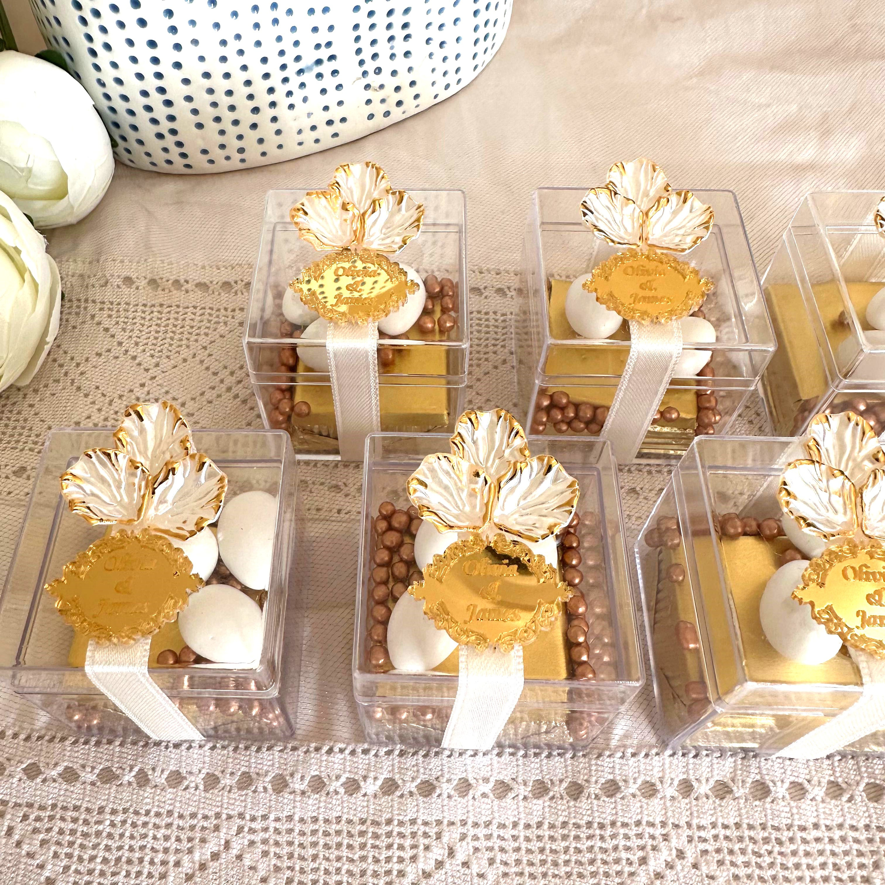 Wedding & Engagement Chocolate Box, Wedding Chocolate Favors ...