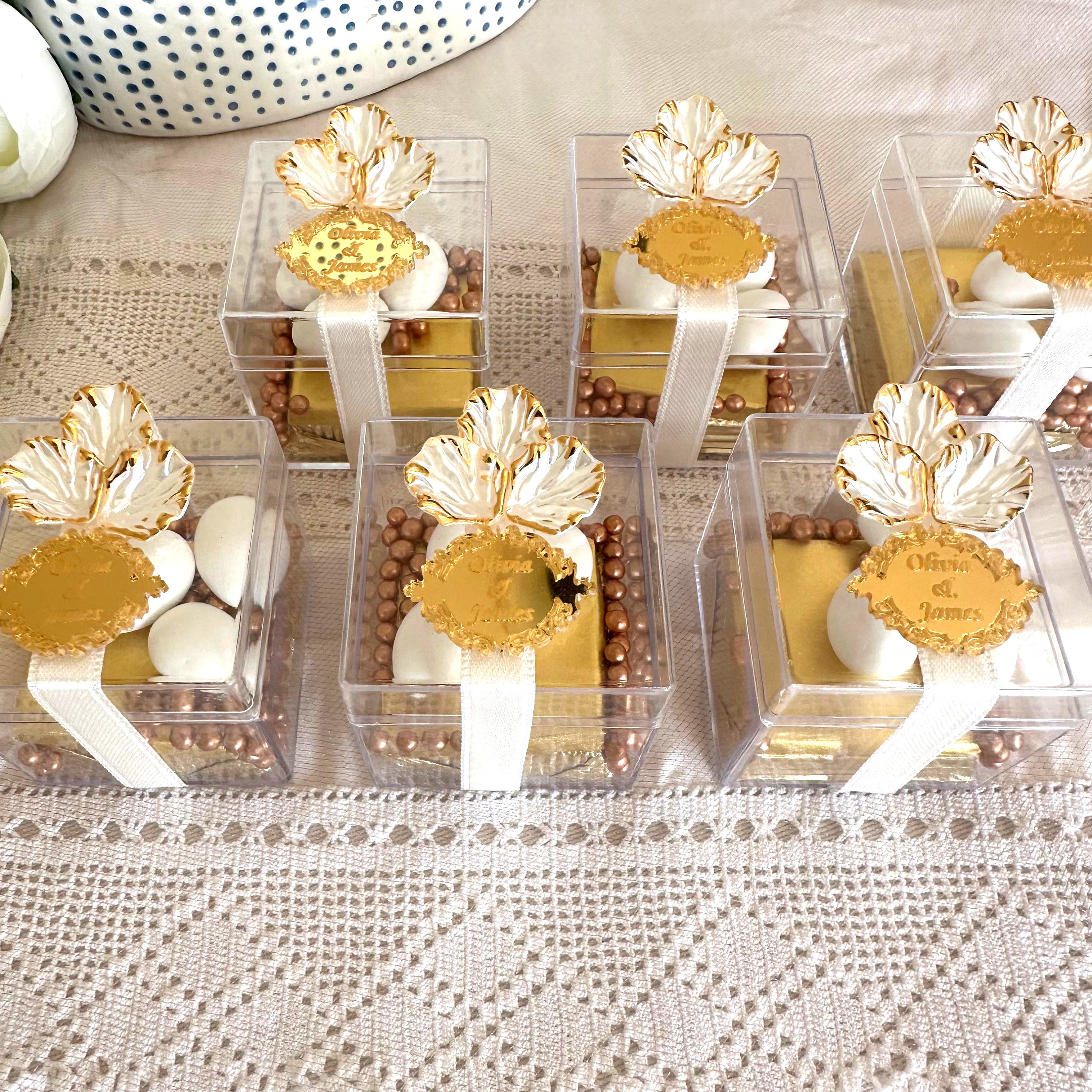 Wedding & Engagement Chocolate Box, Wedding Chocolate Favors ...