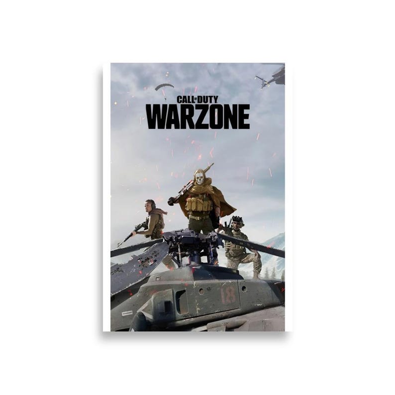 Call of Duty Poster , Warzone Poster , Gamig Poster , Ghost Poster - Etsy