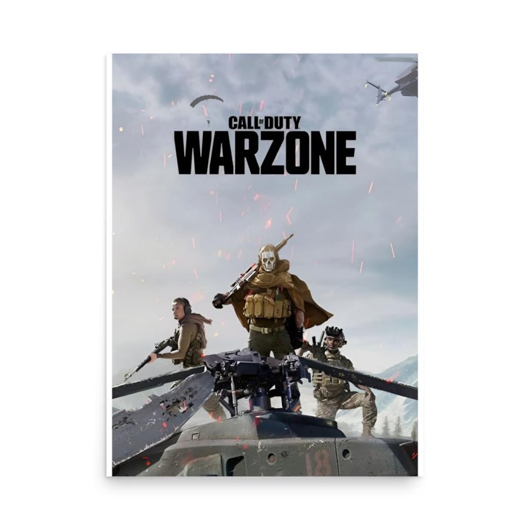Call of Duty Poster , Warzone Poster , Gamig Poster , Ghost Poster - Etsy
