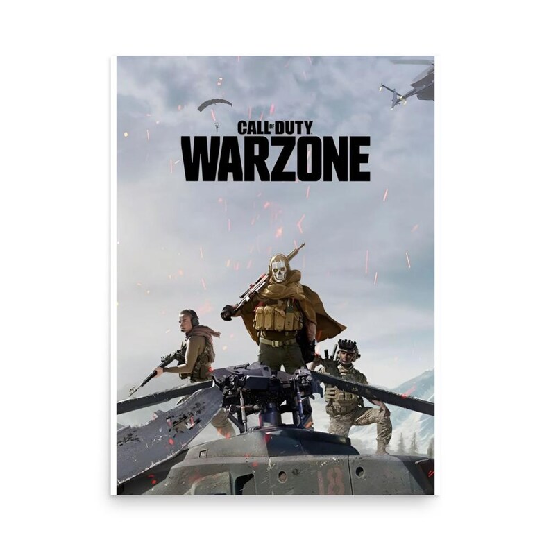 Call of Duty Poster , Warzone Poster , Gamig Poster , Ghost Poster - Etsy