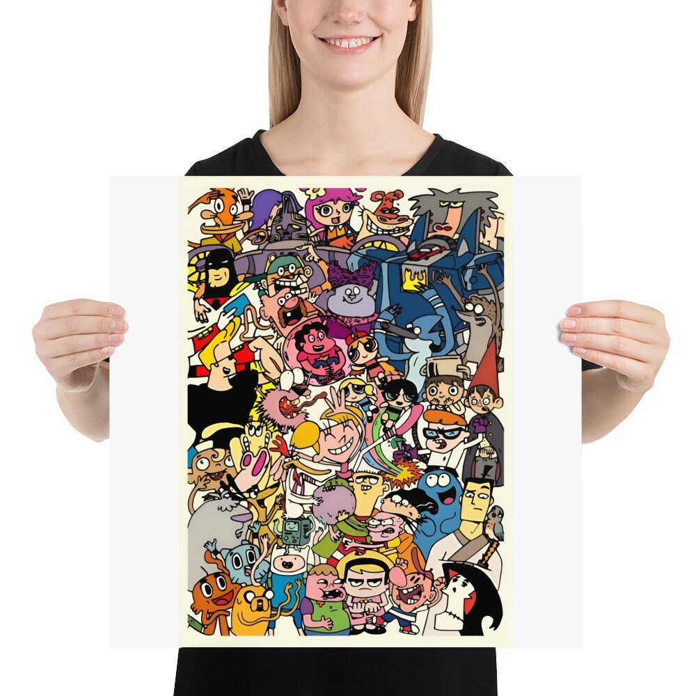 90's Cartoon Characters, Regular Show , Gumball Poster , Cartoon Poster ...