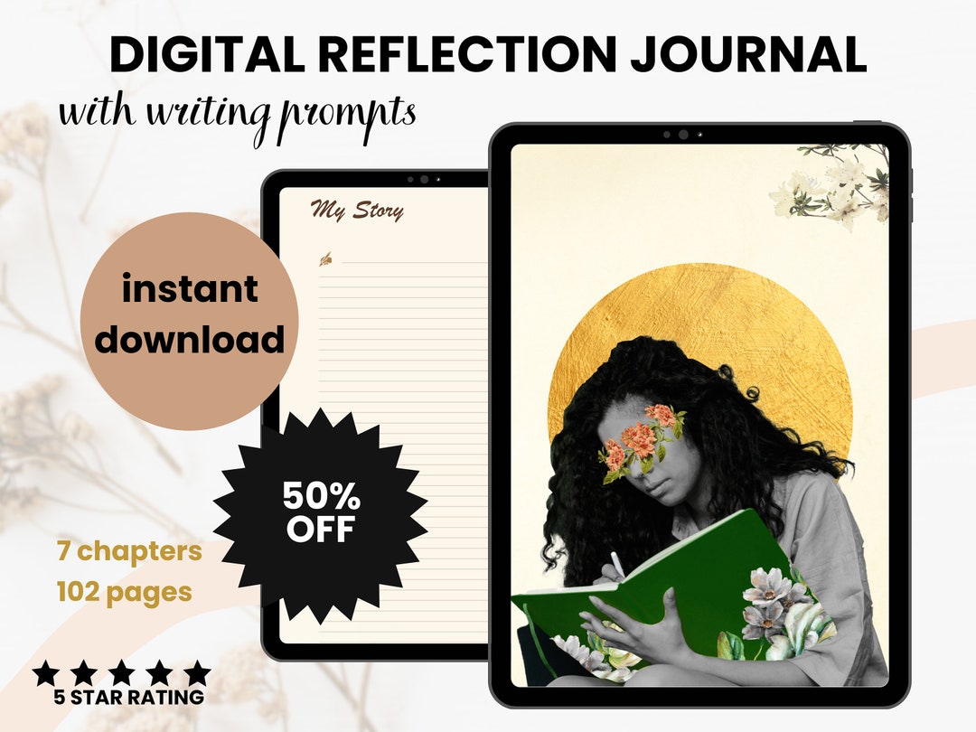Reflection Journal With Writing Prompts to Help You Write Your Story ...