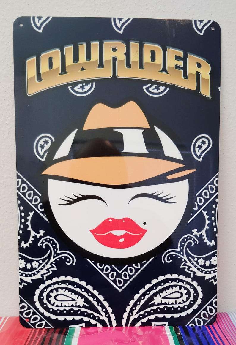 Lowrider Sign (female) - Etsy