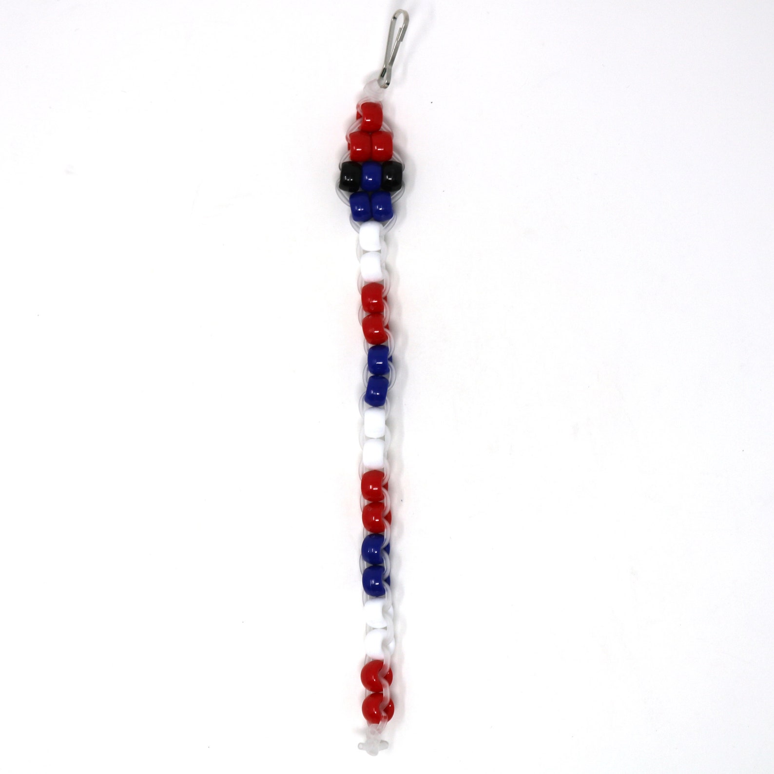 Beaded Lizard Flag Snake / Gecko Keychain Pony Bead 90s Baby Y2K ...