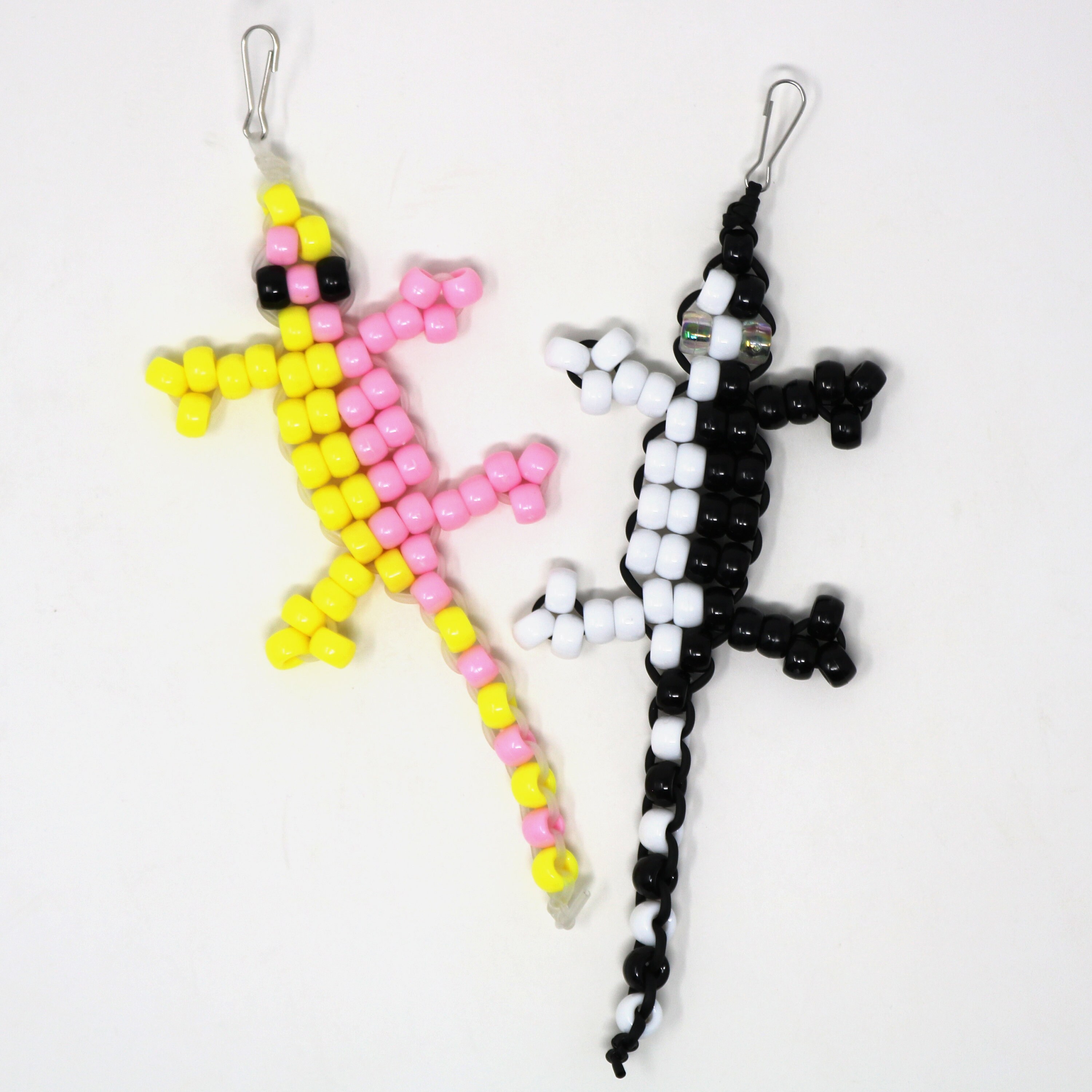Beaded Lizard /gecko Keychain Pony Bead 90s Baby Y2K Nostalgia ...