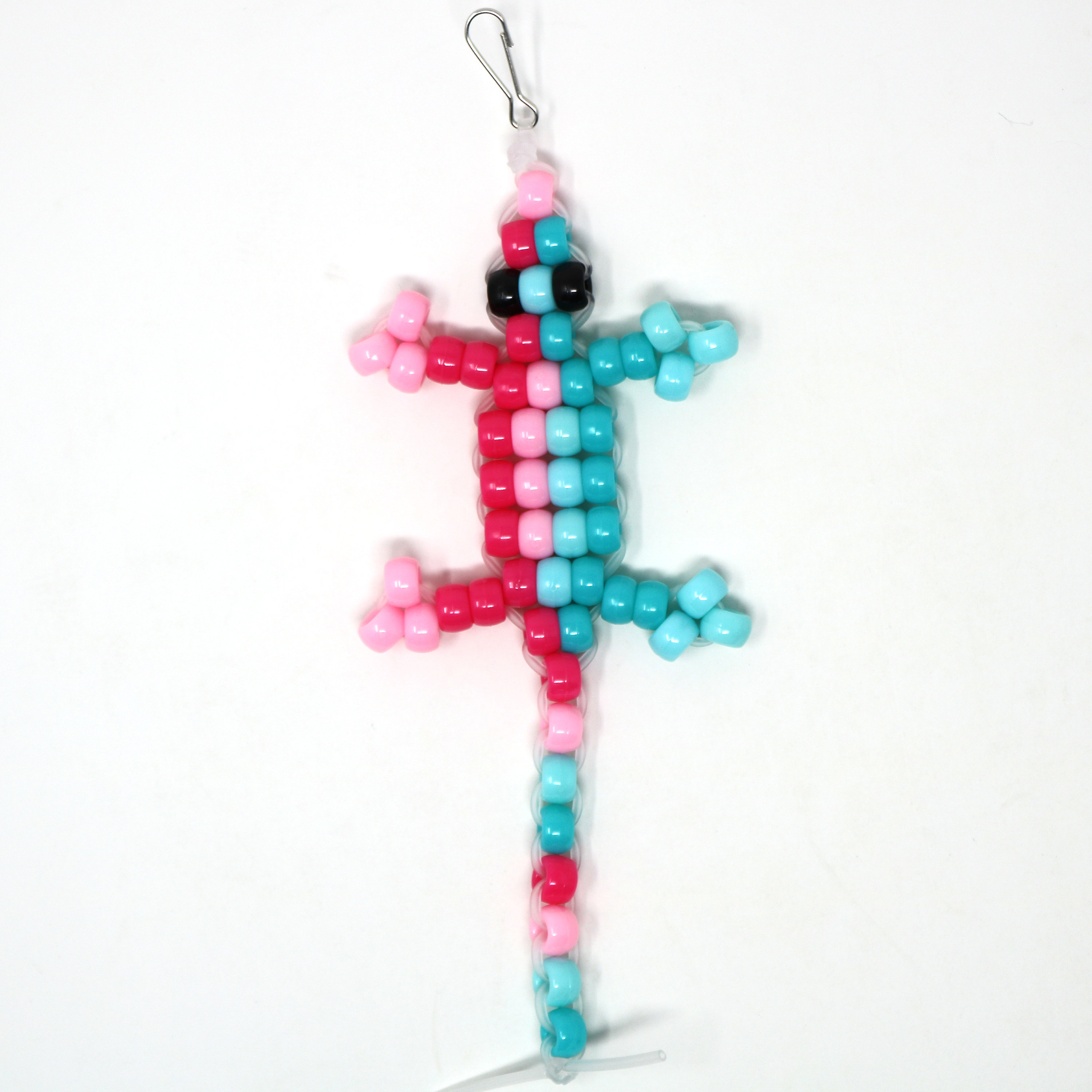 Beaded Lizard / Gecko Keychain Pony Bead 90s Y2K Nostalgia Millennial ...