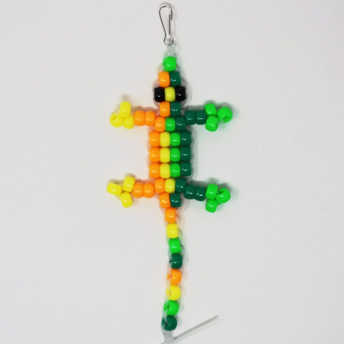 Beaded Lizard / Gecko Keychain Pony Bead 90s Y2K Nostalgia Millennial ...