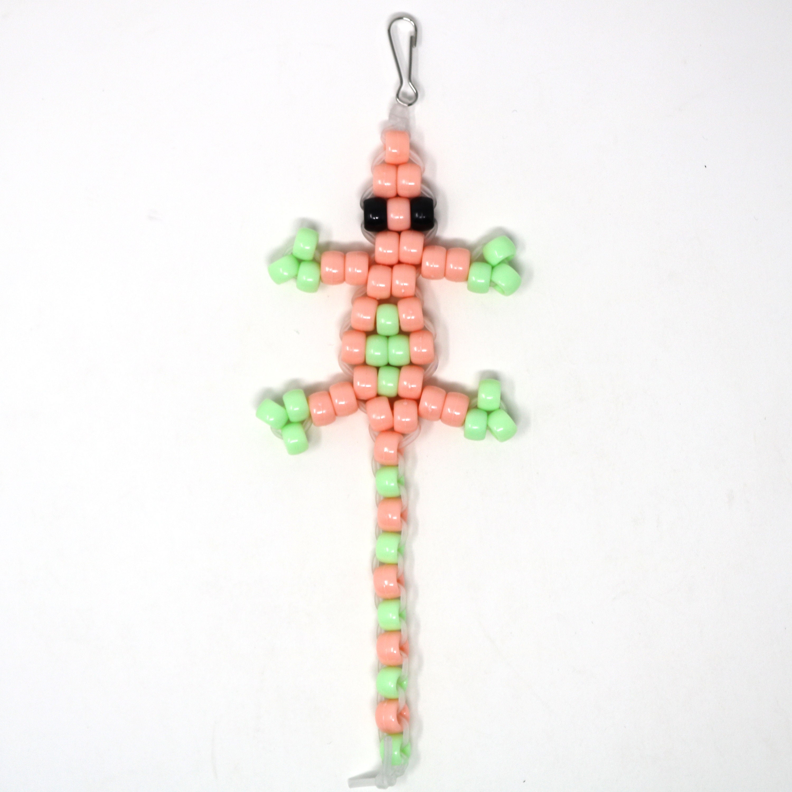 Beaded Lizard / Gecko Keychain Pony Bead 90s Baby Y2K Nostalgia ...
