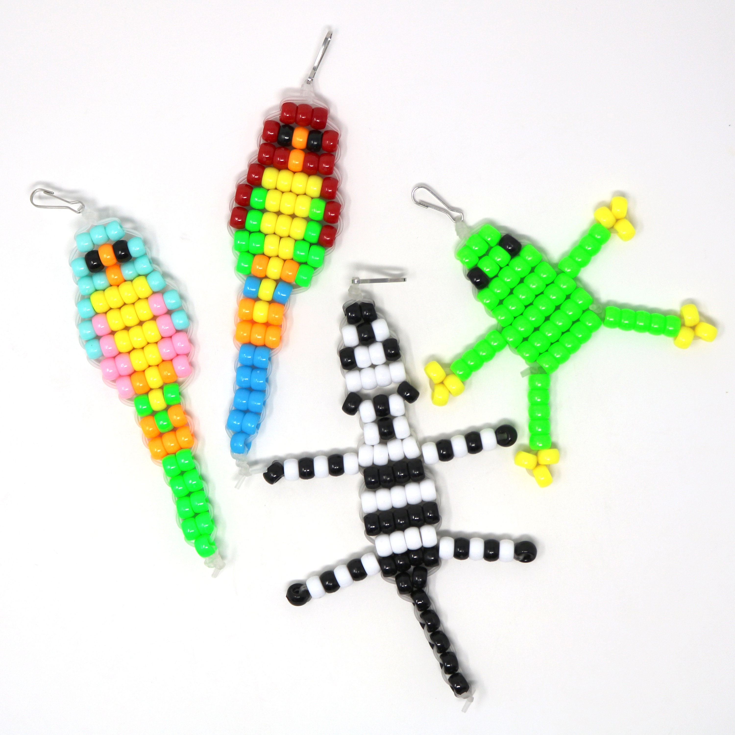 Beaded Lizard / Gecko Keychain Pony Bead 90s Baby Y2K Nostalgia ...