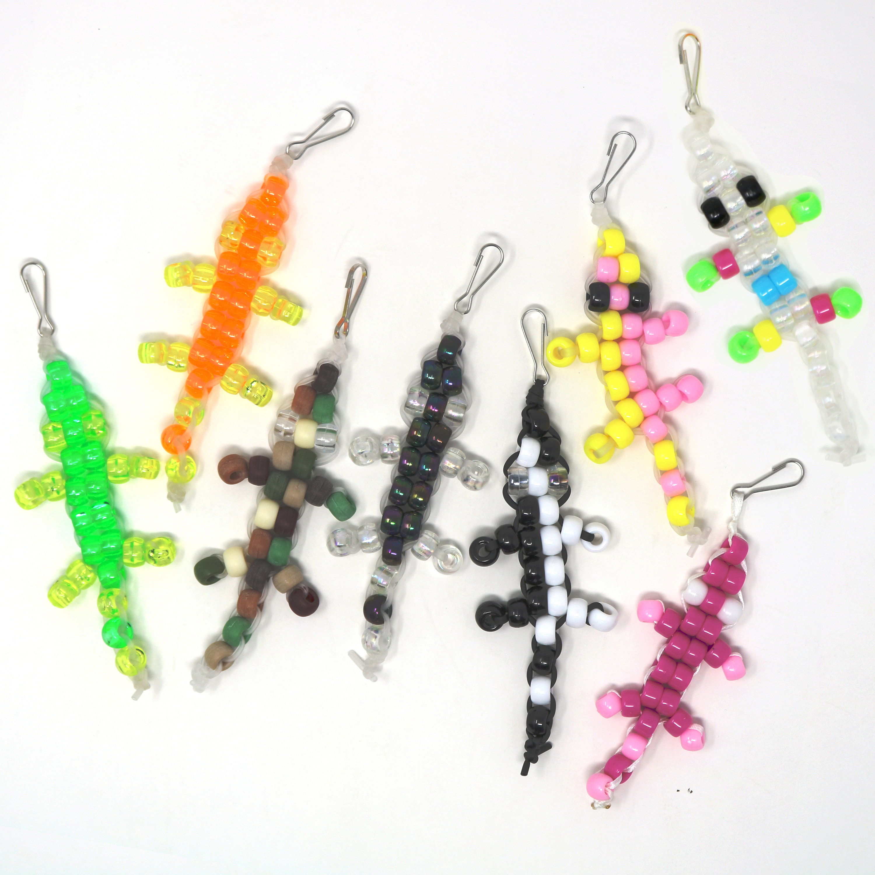 Beaded Lizard / Gecko Keychain / Pony Bead 90s Baby Y2K Nostalgia ...