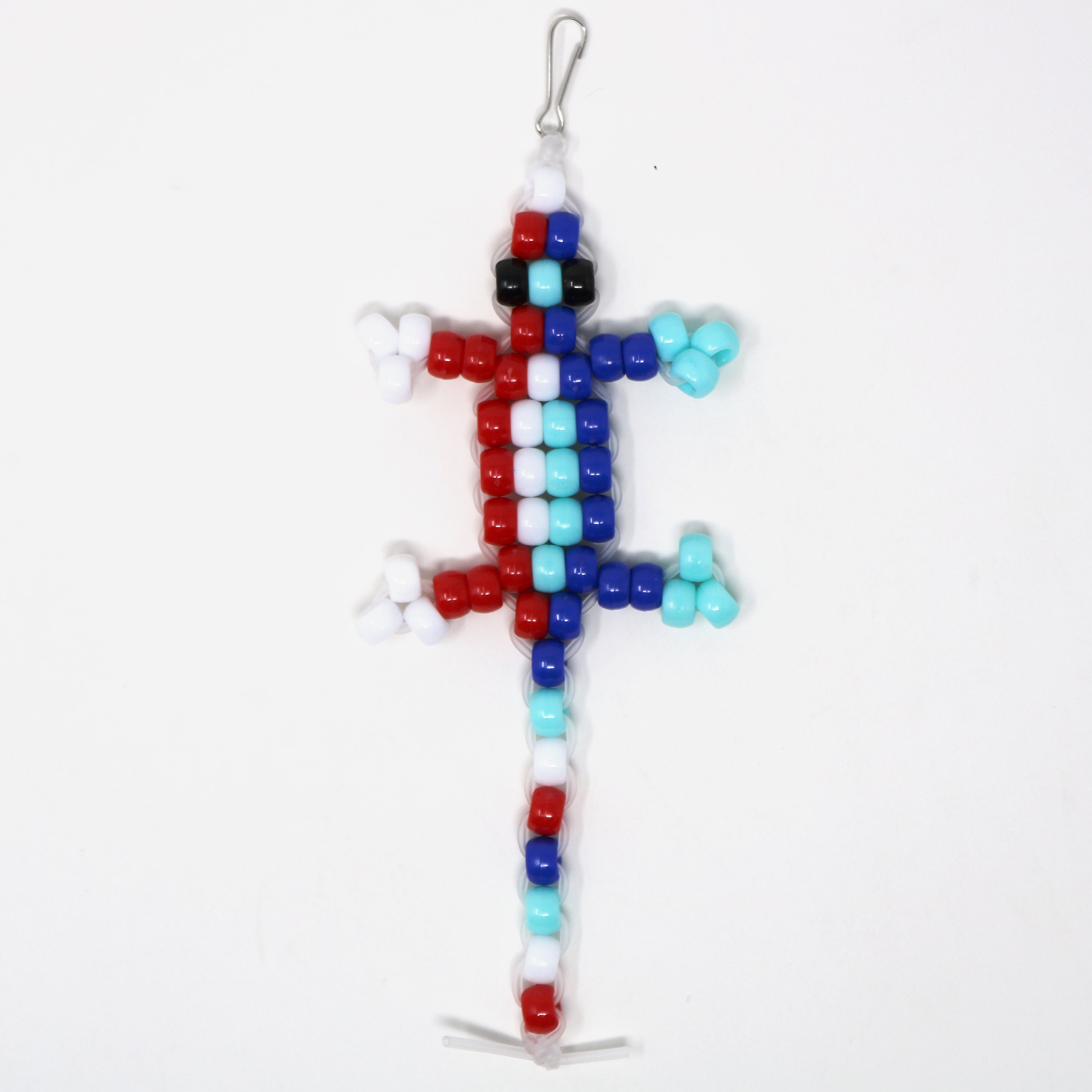 Beaded Lizard / Gecko Keychain Pony Bead 90s Y2K Nostalgia Millennial ...