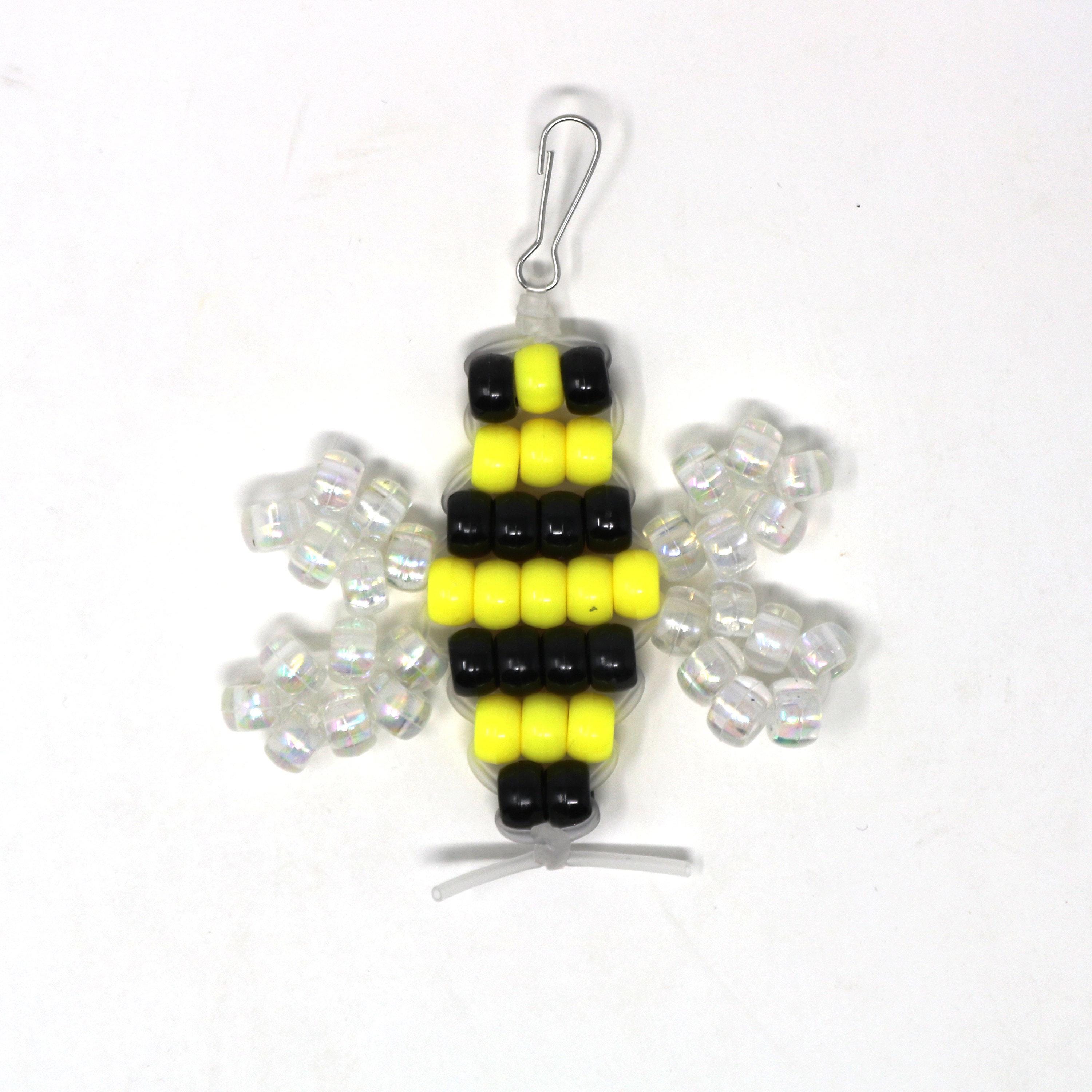 Beaded Animals Insects Fruit / Lizard Style Keychain Pony Bead 90s Baby ...