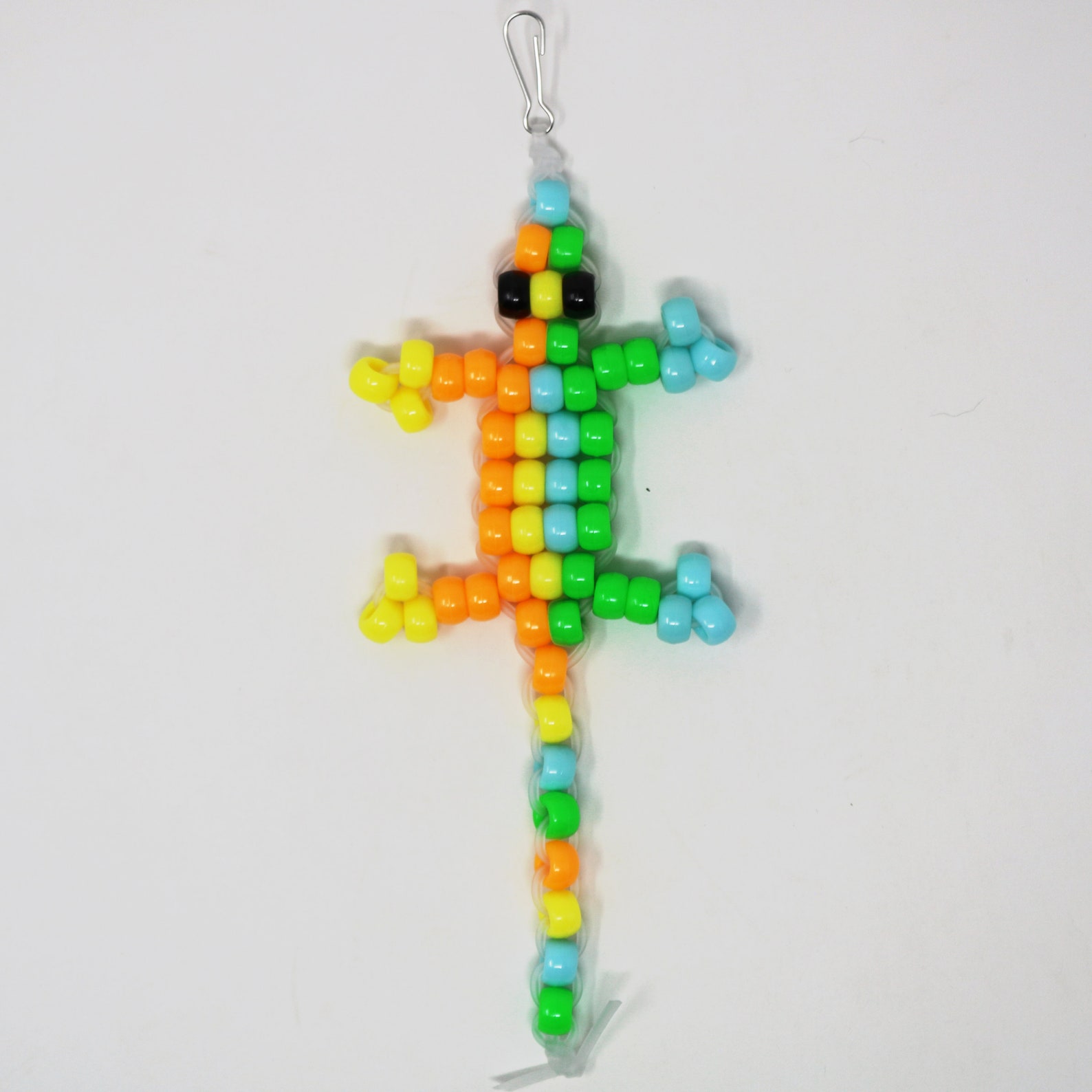 Beaded Lizard / Gecko Keychain Pony Bead 90s Y2K Nostalgia Millennial ...