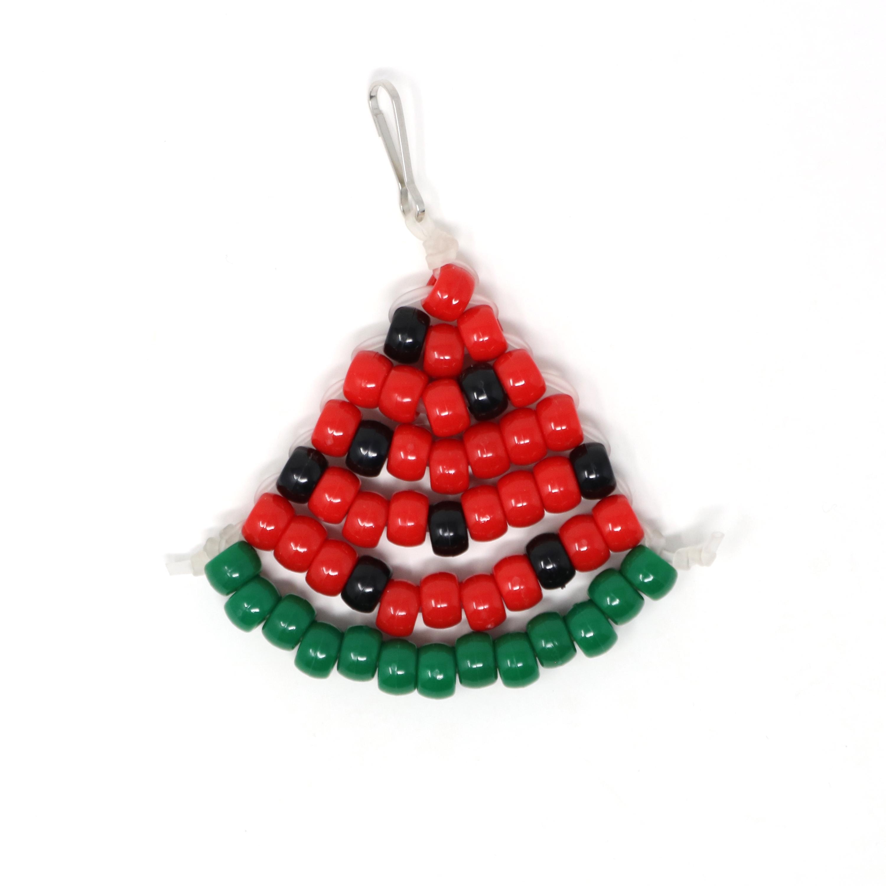 Beaded Animals Insects Fruit / Lizard Style Keychain Pony Bead 90s Baby ...