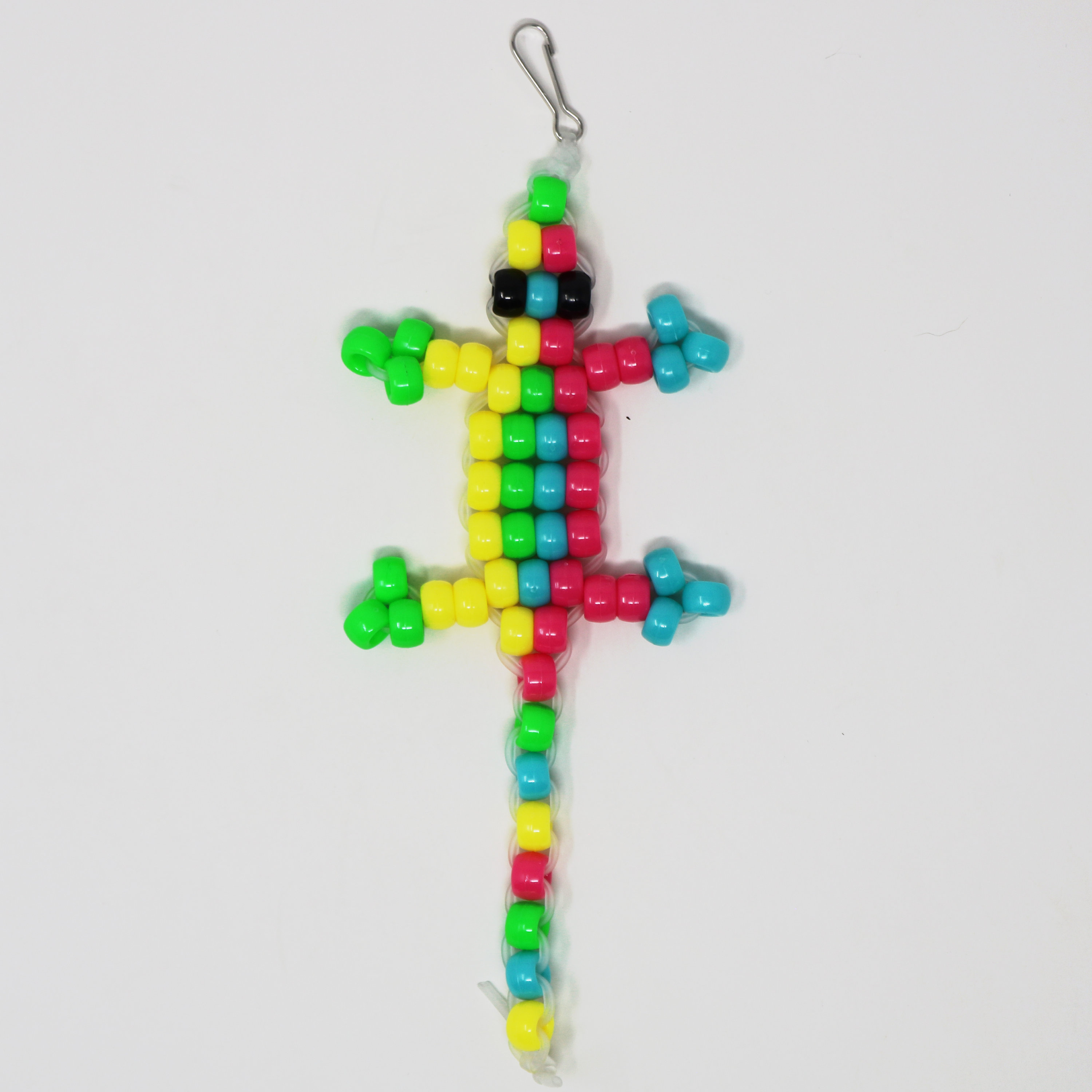 Beaded Lizard / Gecko Keychain Pony Bead 90s Y2K Nostalgia Millennial ...