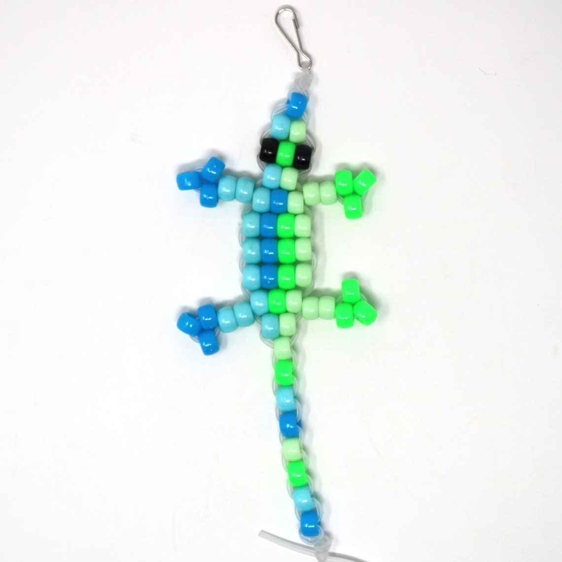 Beaded Lizard / Gecko Keychain Pony Bead 90s Y2K Nostalgia Millennial ...
