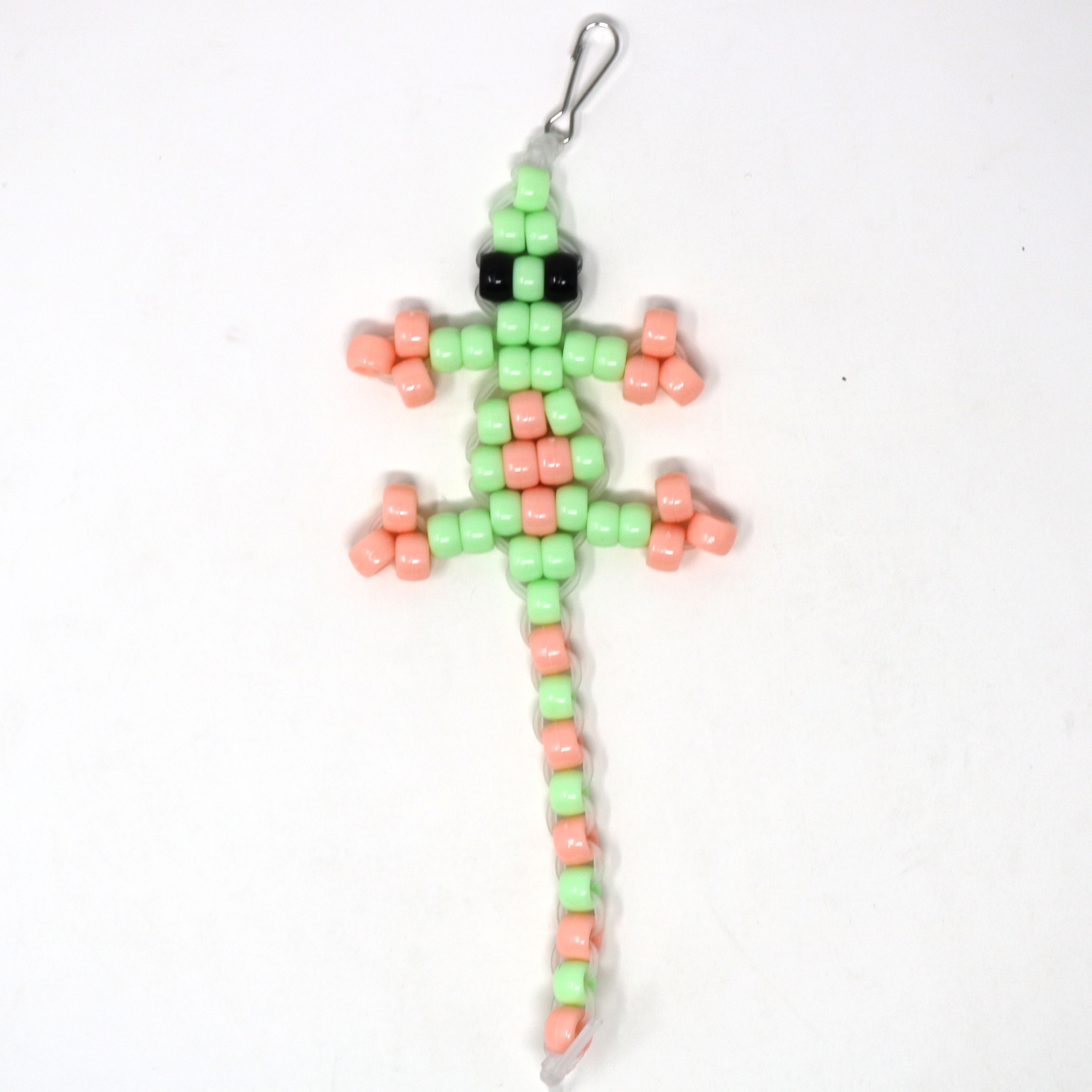 Beaded Lizard / Gecko Keychain Pony Bead 90s Baby Y2K Nostalgia ...