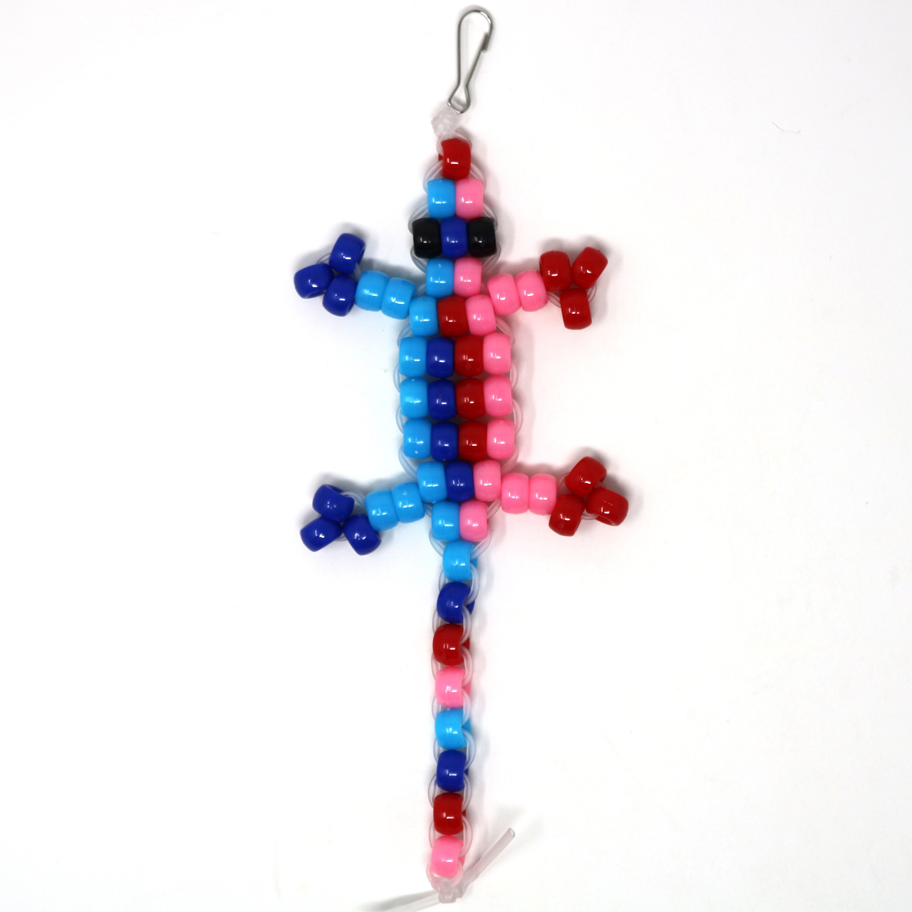 Beaded Lizard / Gecko Keychain Pony Bead 90s Y2K Nostalgia Millennial ...