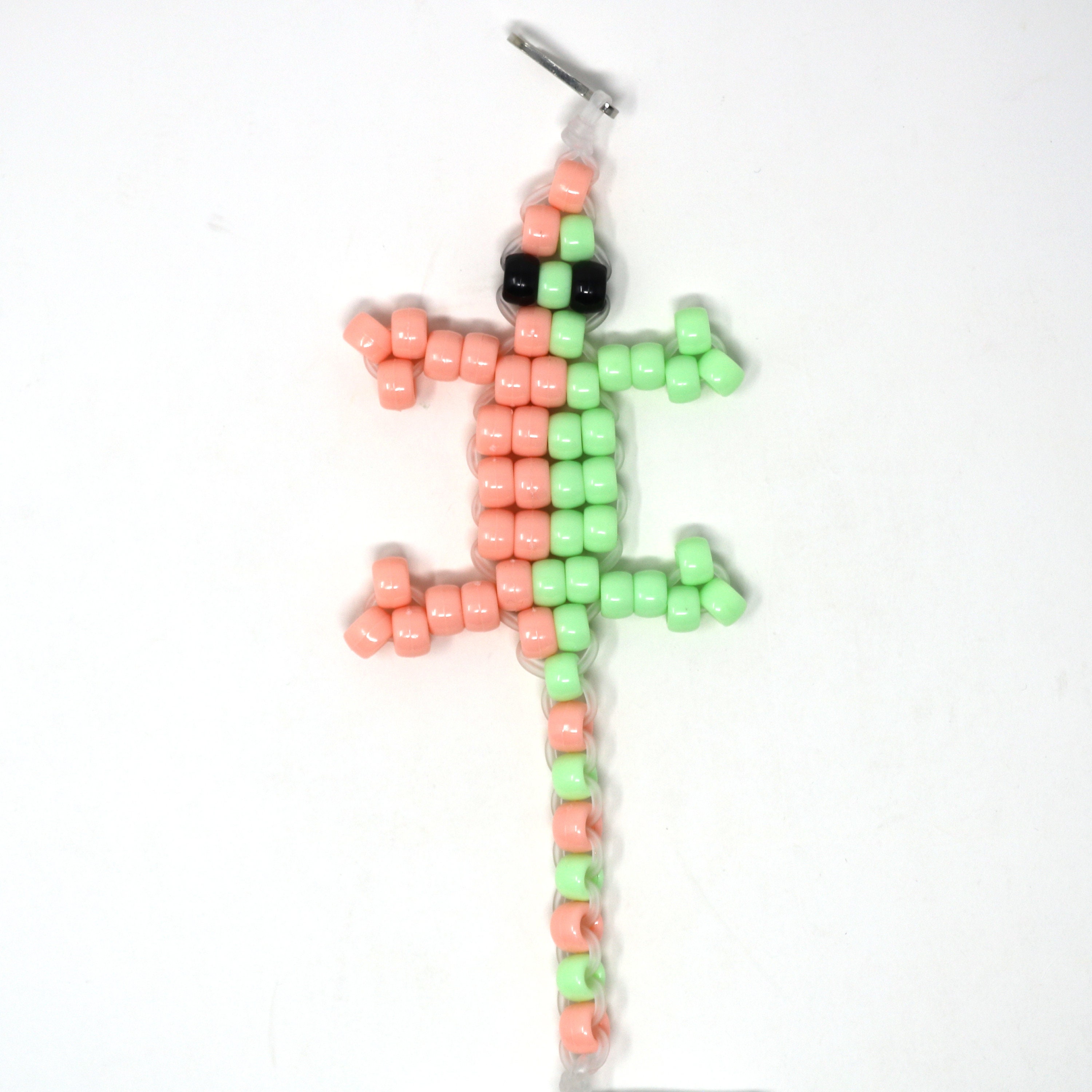 Beaded Lizard /gecko Keychain Pony Bead 90s Baby Y2K Nostalgia ...