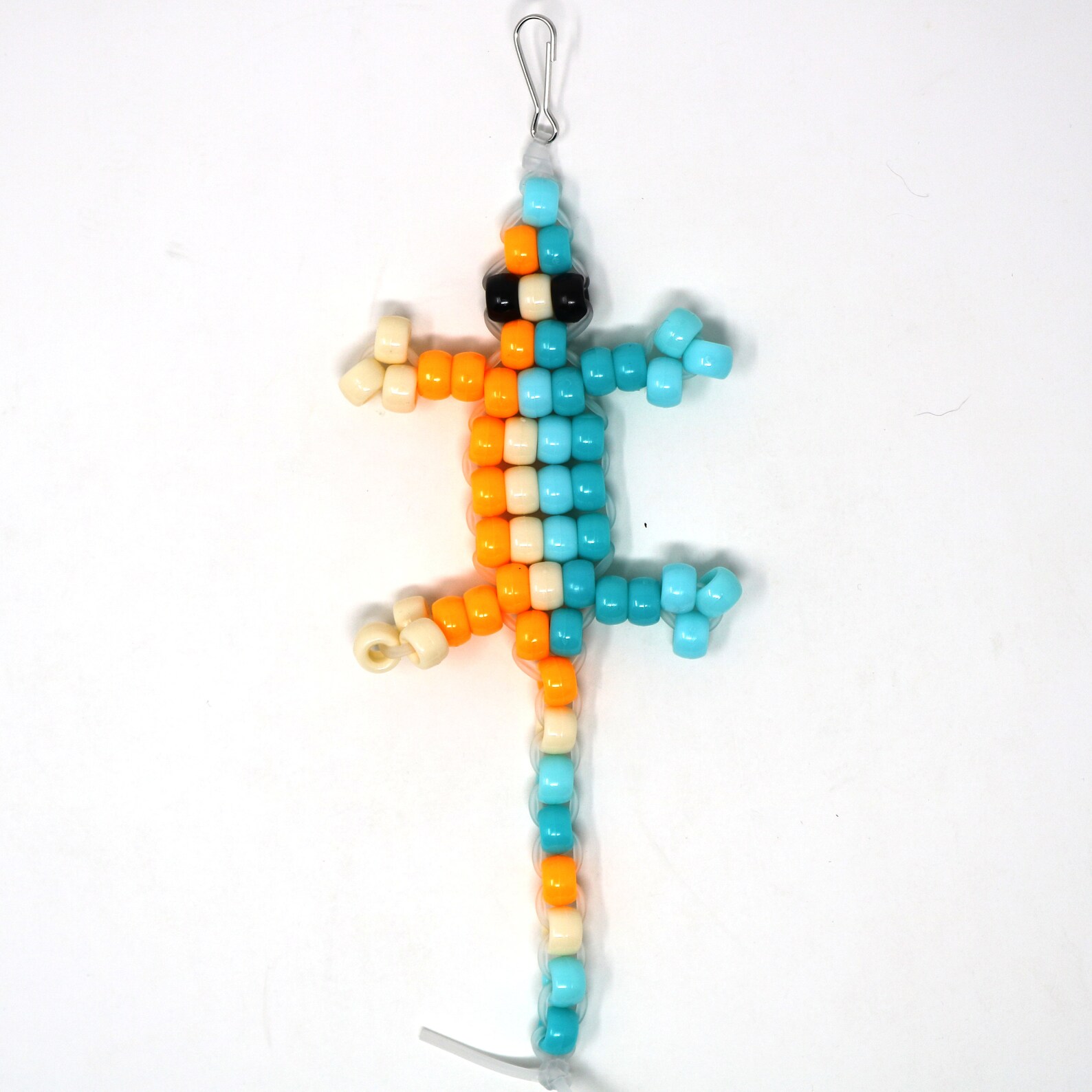 Beaded Lizard / Gecko Keychain Pony Bead 90s Y2K Nostalgia Millennial ...