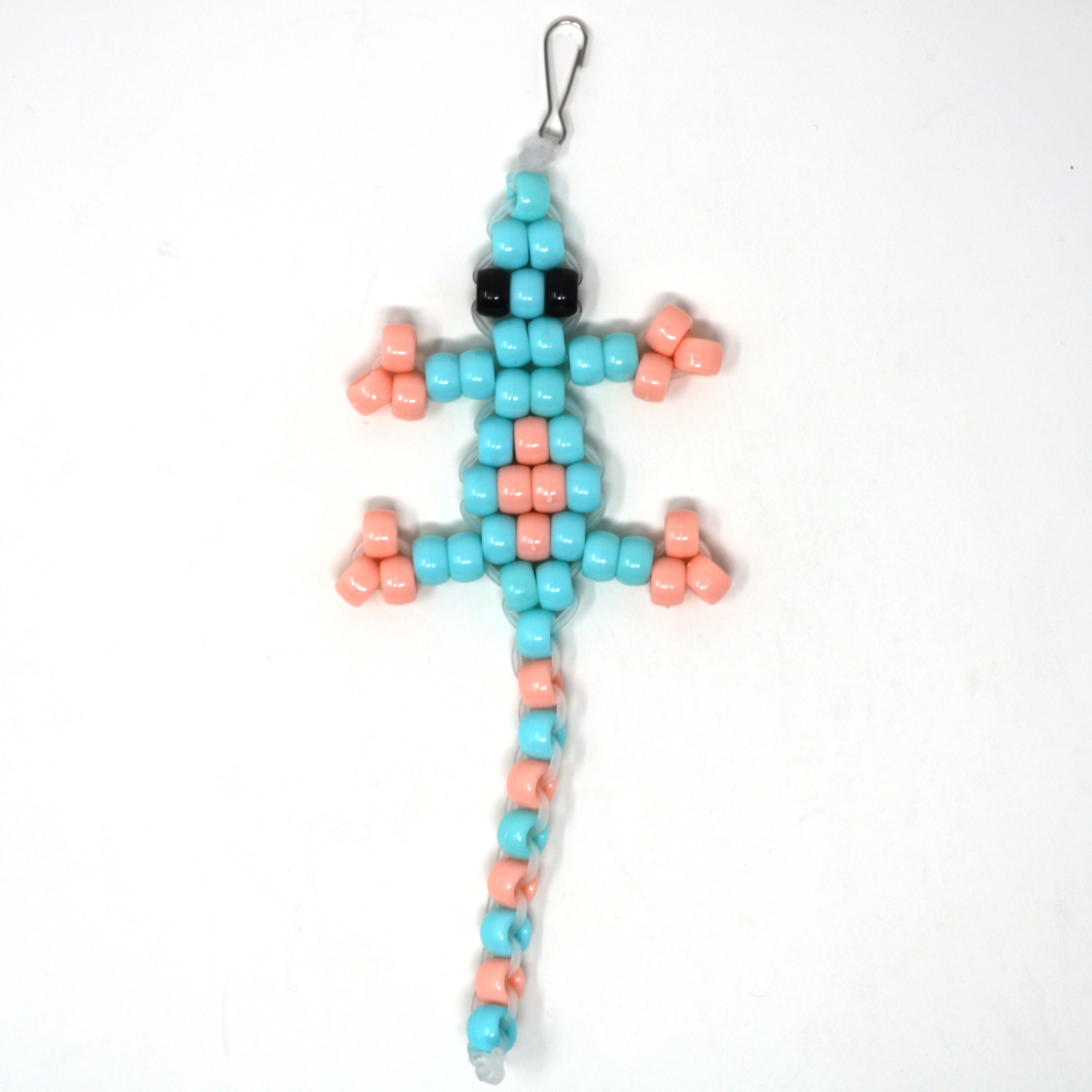 Beaded Lizard / Gecko Keychain Pony Bead 90s Baby Y2K Nostalgia ...