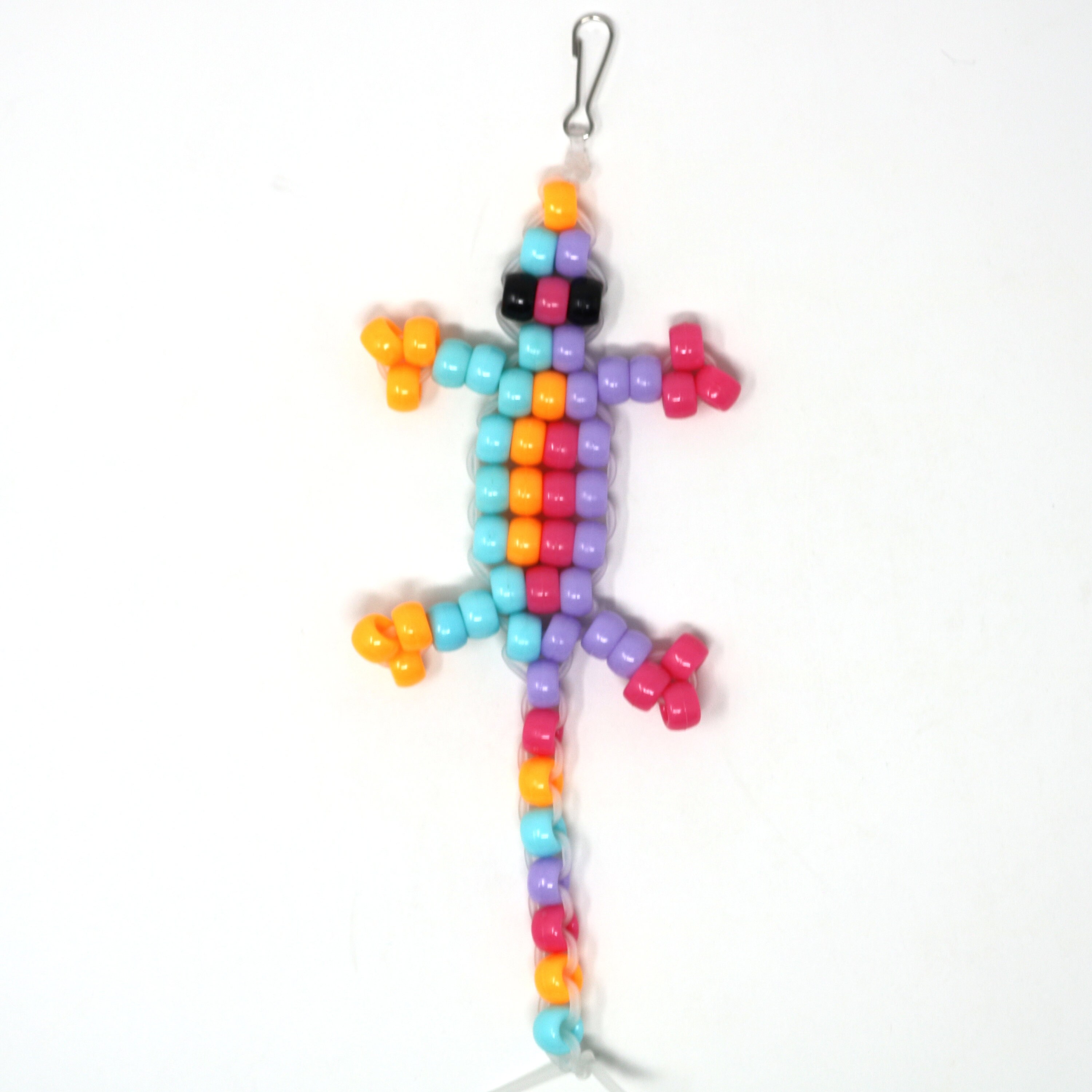 Beaded Lizard / Gecko Keychain Pony Bead 90s Y2K Nostalgia Millennial ...