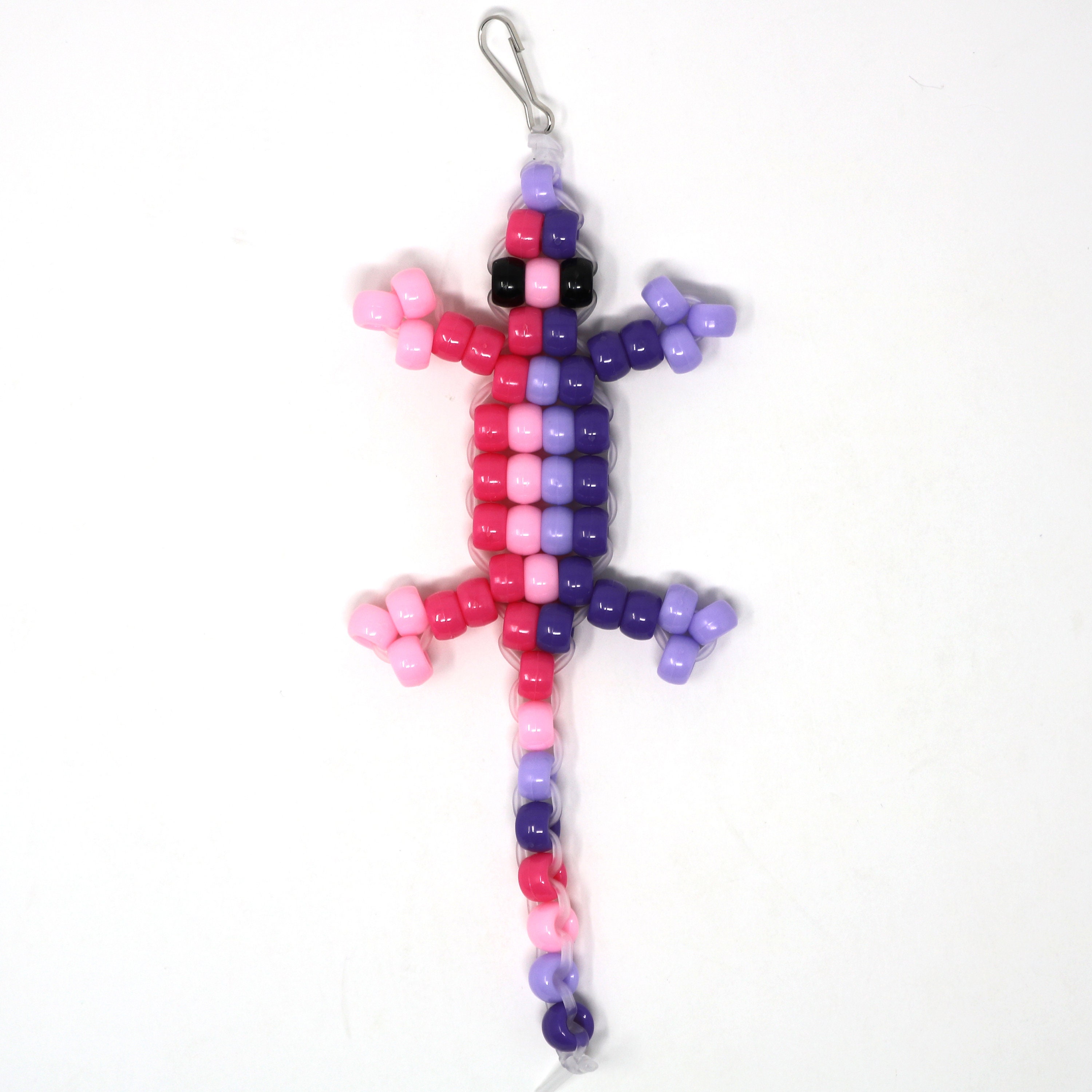 Beaded Lizard / Gecko Keychain Pony Bead 90s Y2K Nostalgia Millennial ...