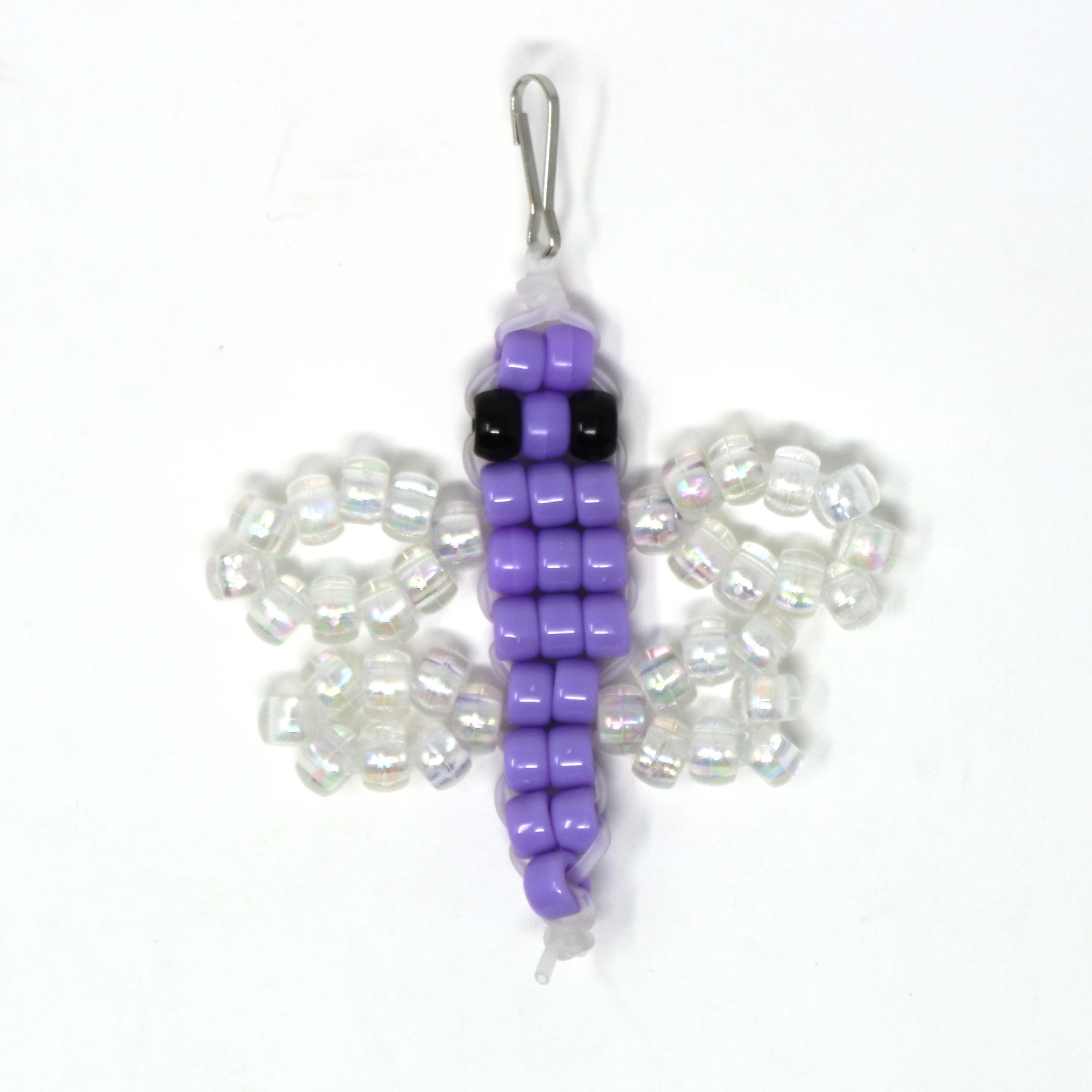 Beaded Animals Insects Fruit / Lizard Style Keychain Pony Bead 90s Baby ...