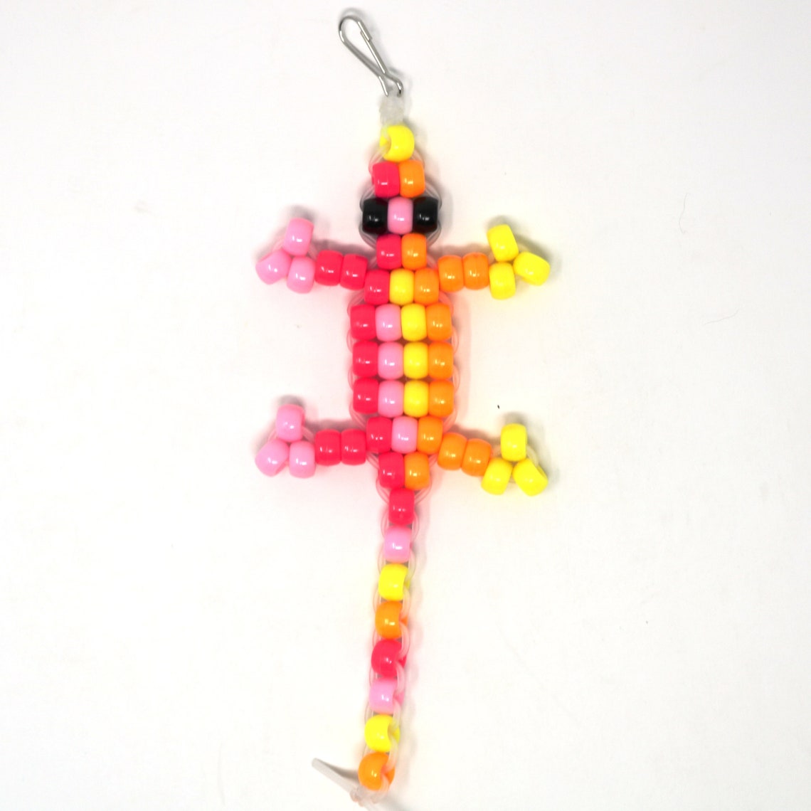 Beaded Lizard / Gecko Keychain Pony Bead 90s Y2K Nostalgia Millennial ...