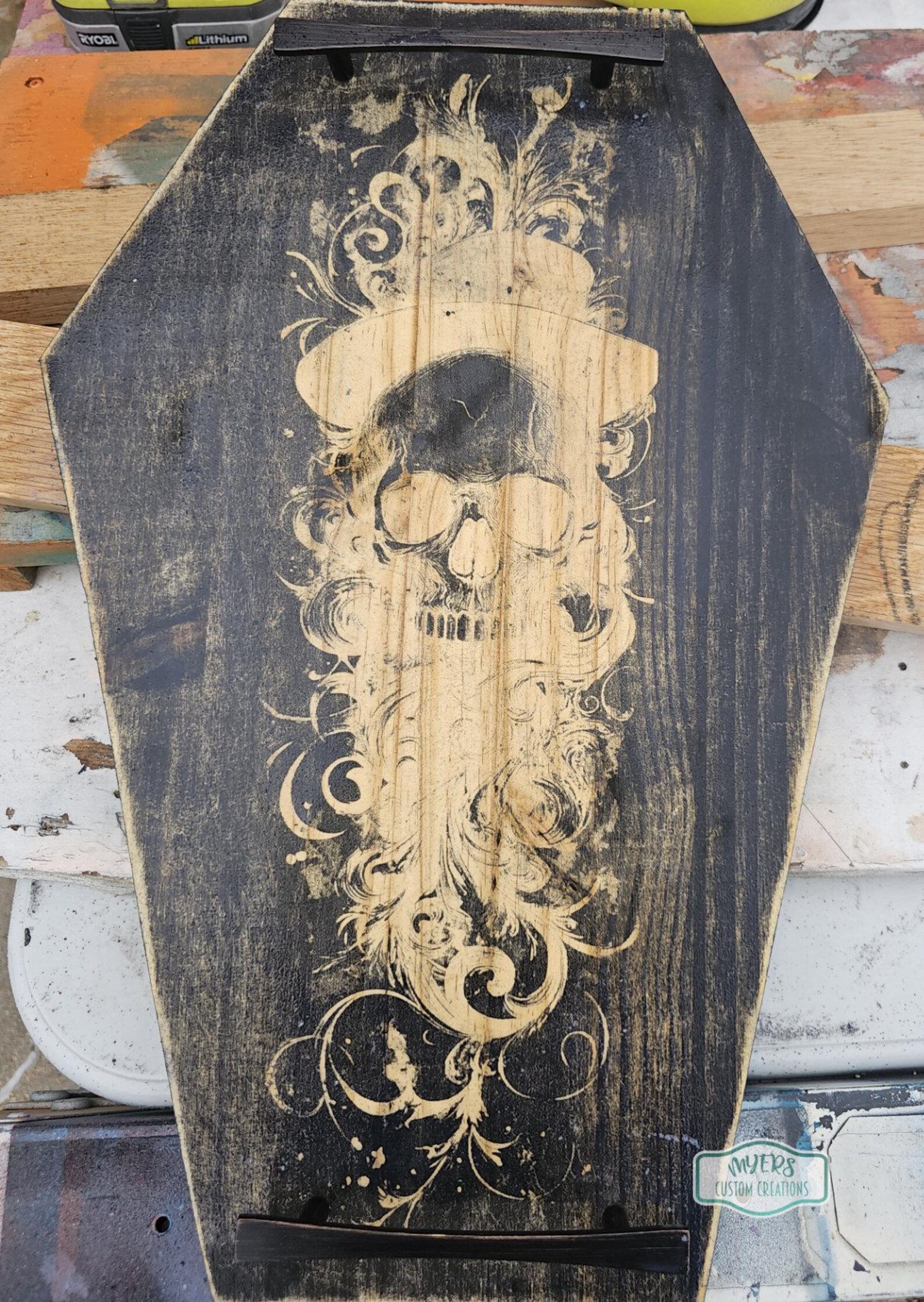 Coffin Shaped Signs and Trays - Etsy