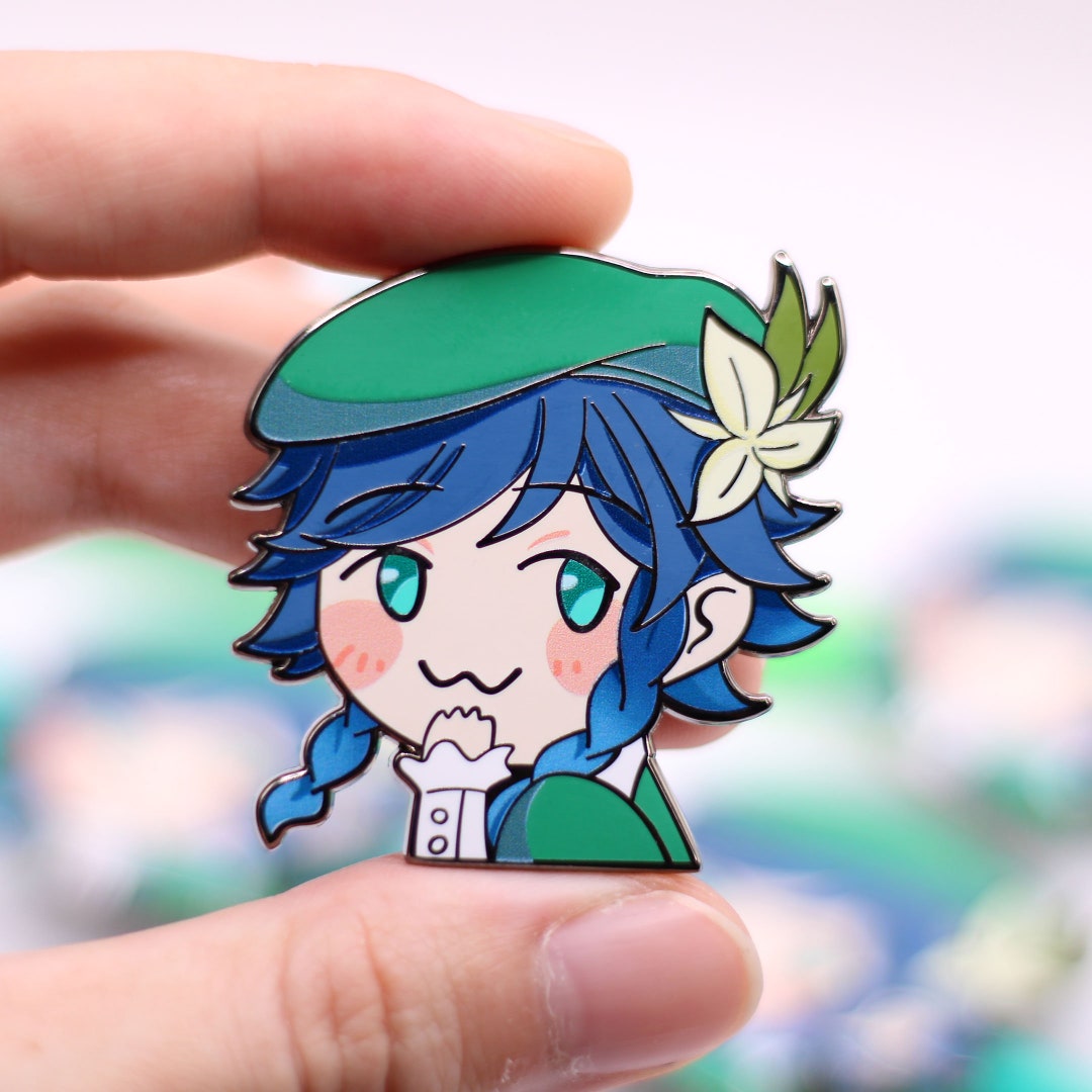 Genshin Impact Smug Venti Hard Enamel Pin - Etsy