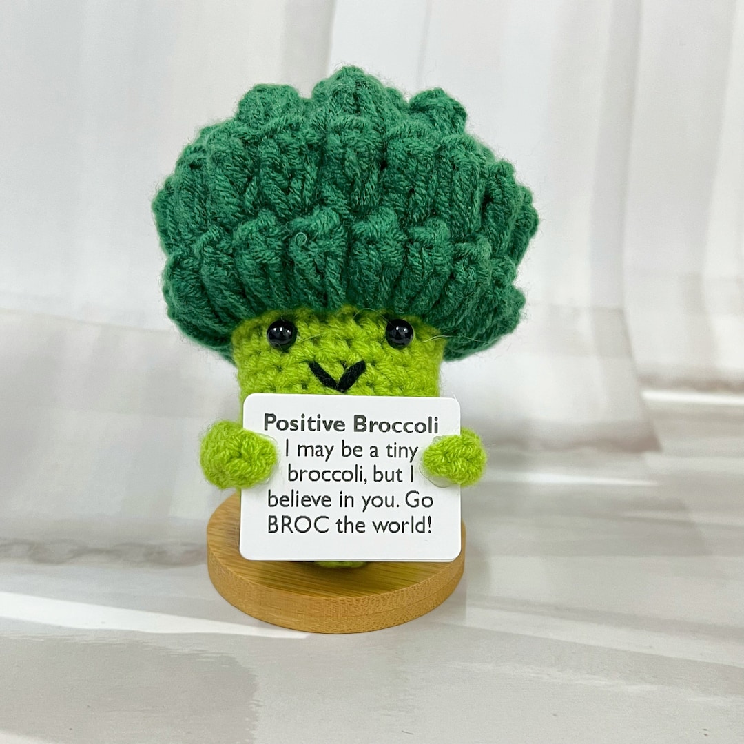 Handmade Crochet Positive Broccoli-christmas Gift Box-cute - Etsy