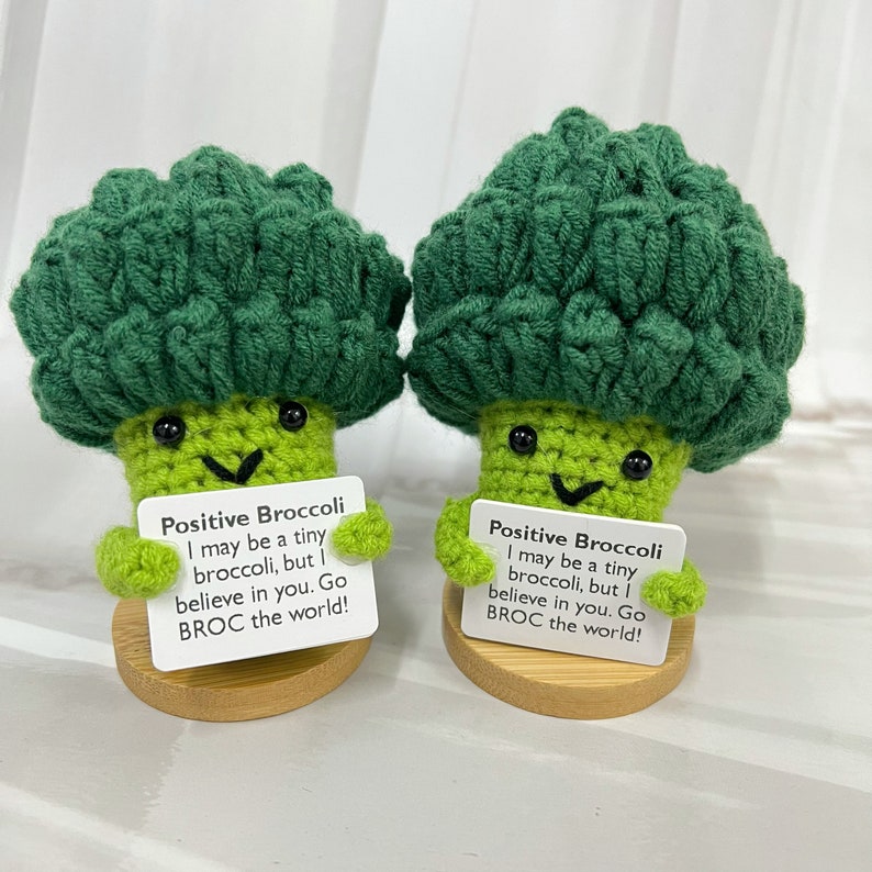 Handmade Crochet Positive Broccoli-christmas Gift Box-cute - Etsy