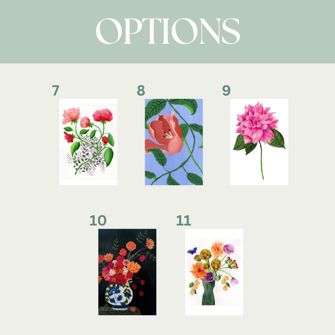 Mini Prints Set | Watercolor Art Mini Print Set | Cute Mini Prints ...