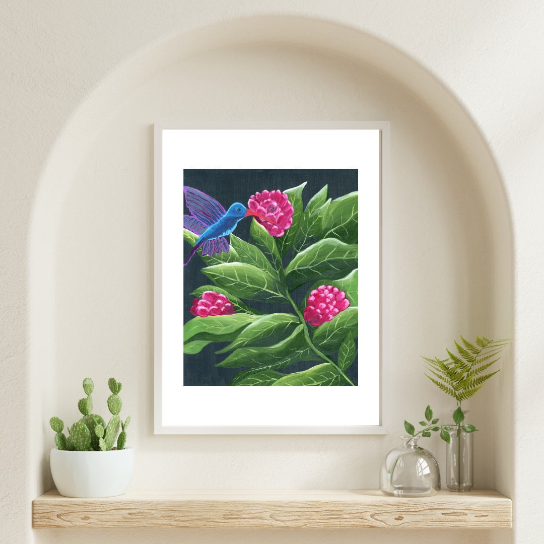 Botanical Fine Art Print | Floral Art Print | Unframed Print | Elegant ...