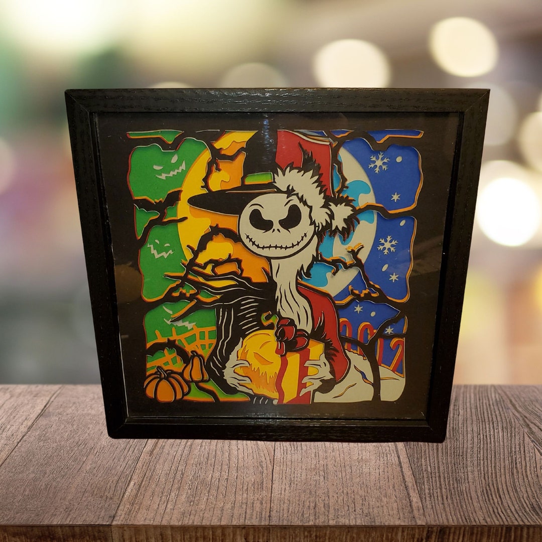 Jack Skellington 3D Shadow Box - Etsy