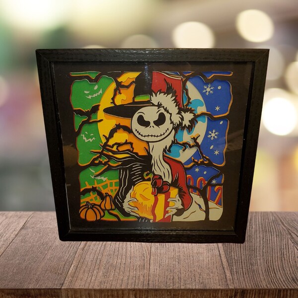 Jack Skellington Shadow Box - Etsy