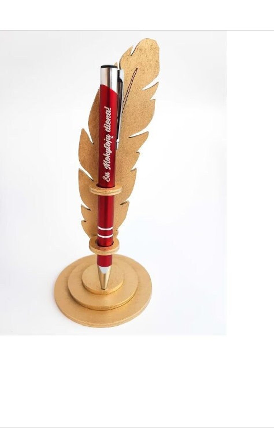 Wooden Pen Holder Laser Cut Template Desktop Pen Holder Vector Pen ...