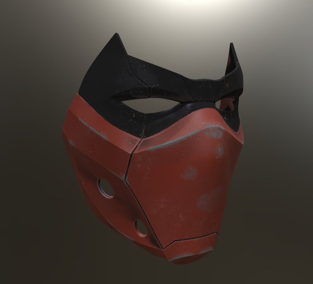 Red Hood Outlaw Mask Stl. Files for 3dprinter - Etsy