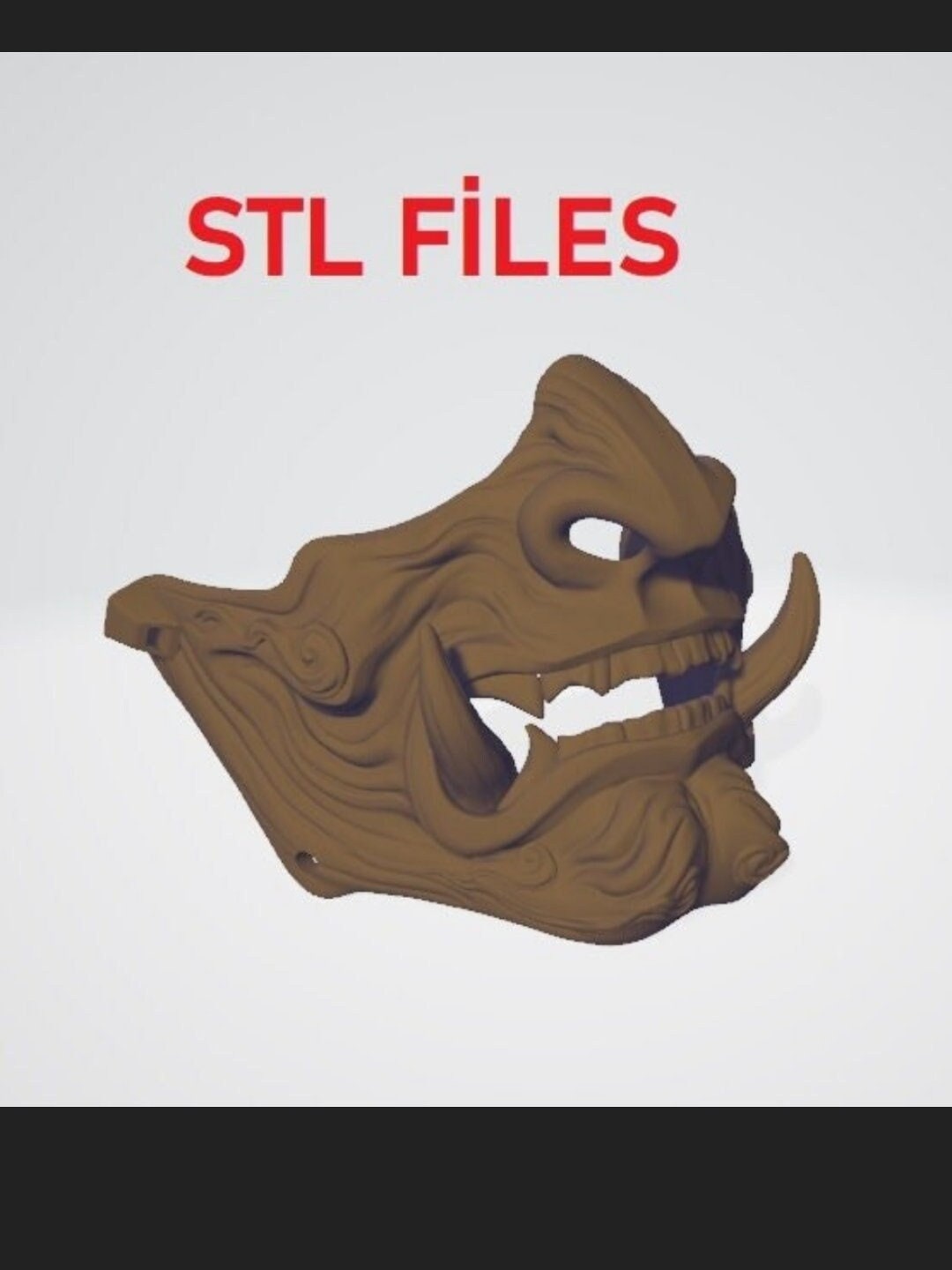 Half Samurai Mask , Samurai Mask Digital Stl File. Files for 3dprinter ...