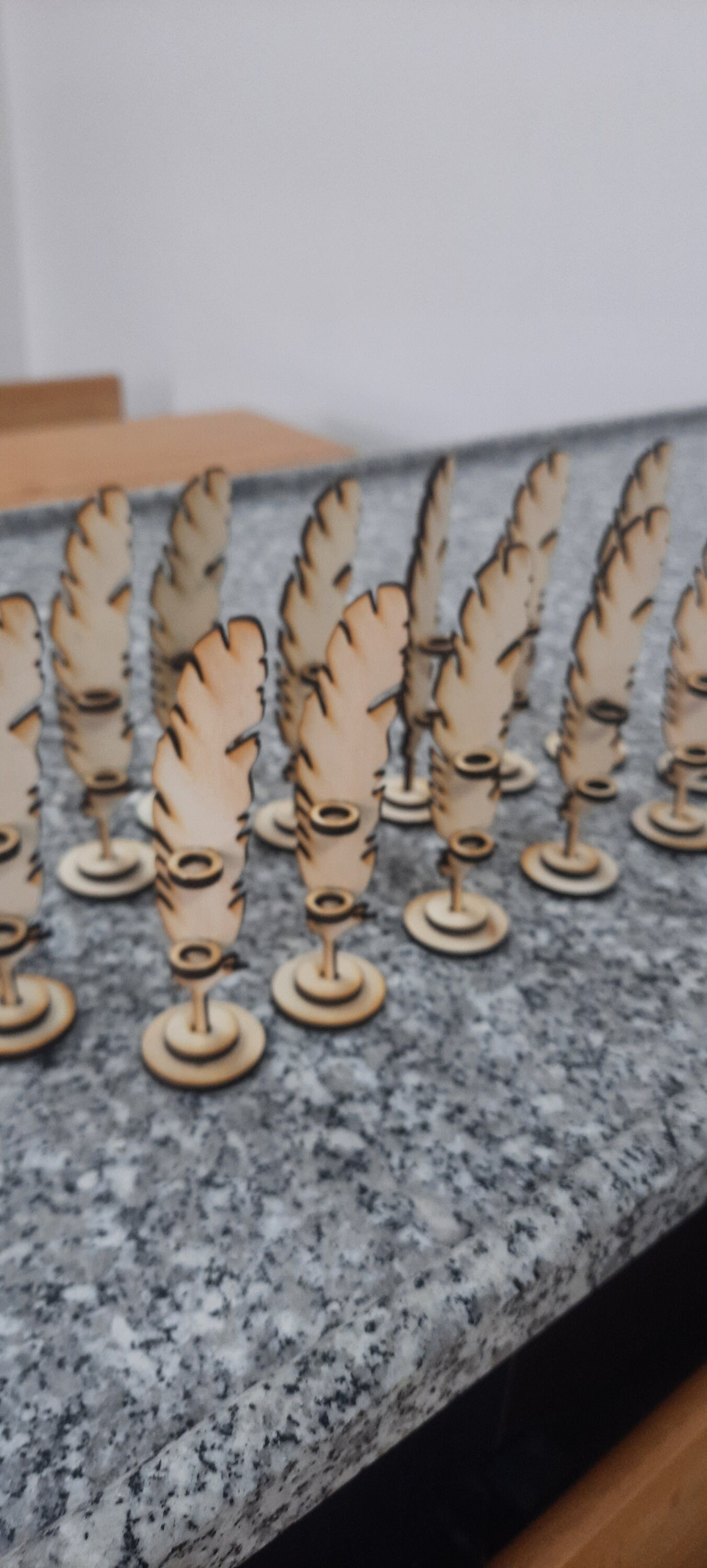 Wooden Pen Holder Laser Cut Template Desktop Pen Holder Vector Pen ...