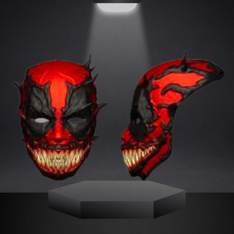 Deadpool & Venom Mask STL Files – High-quality 3D Printable Masks for ...